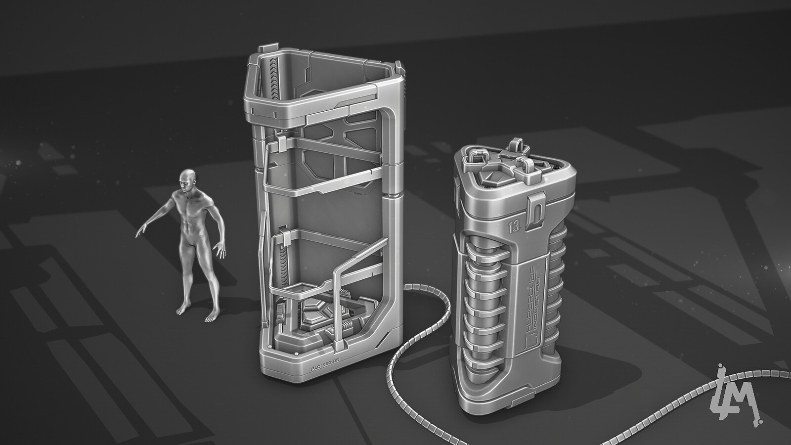 MaximLM - Energy Capsule "Triangle" Sci-Fi