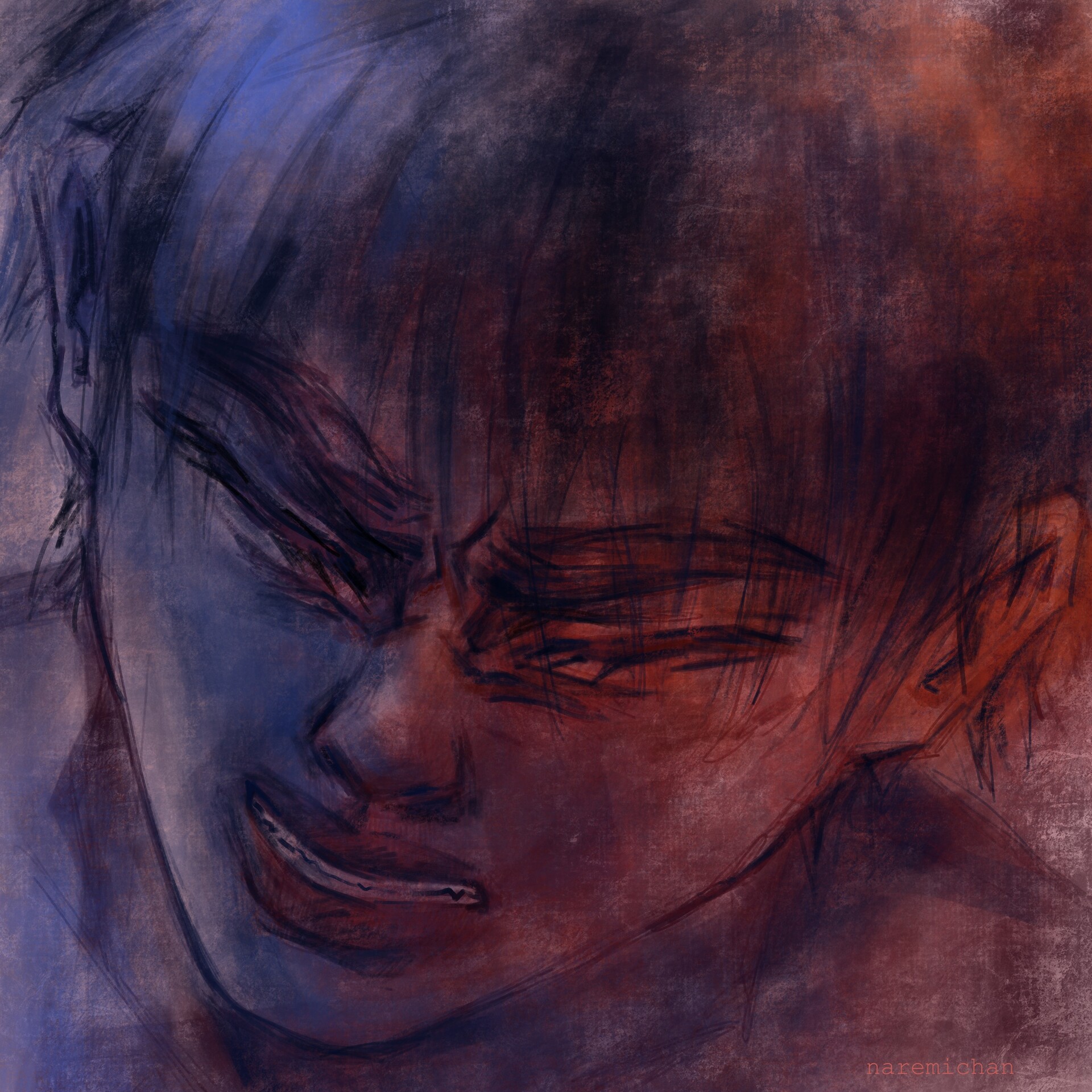 ArtStation - Graphic man portrait illustration