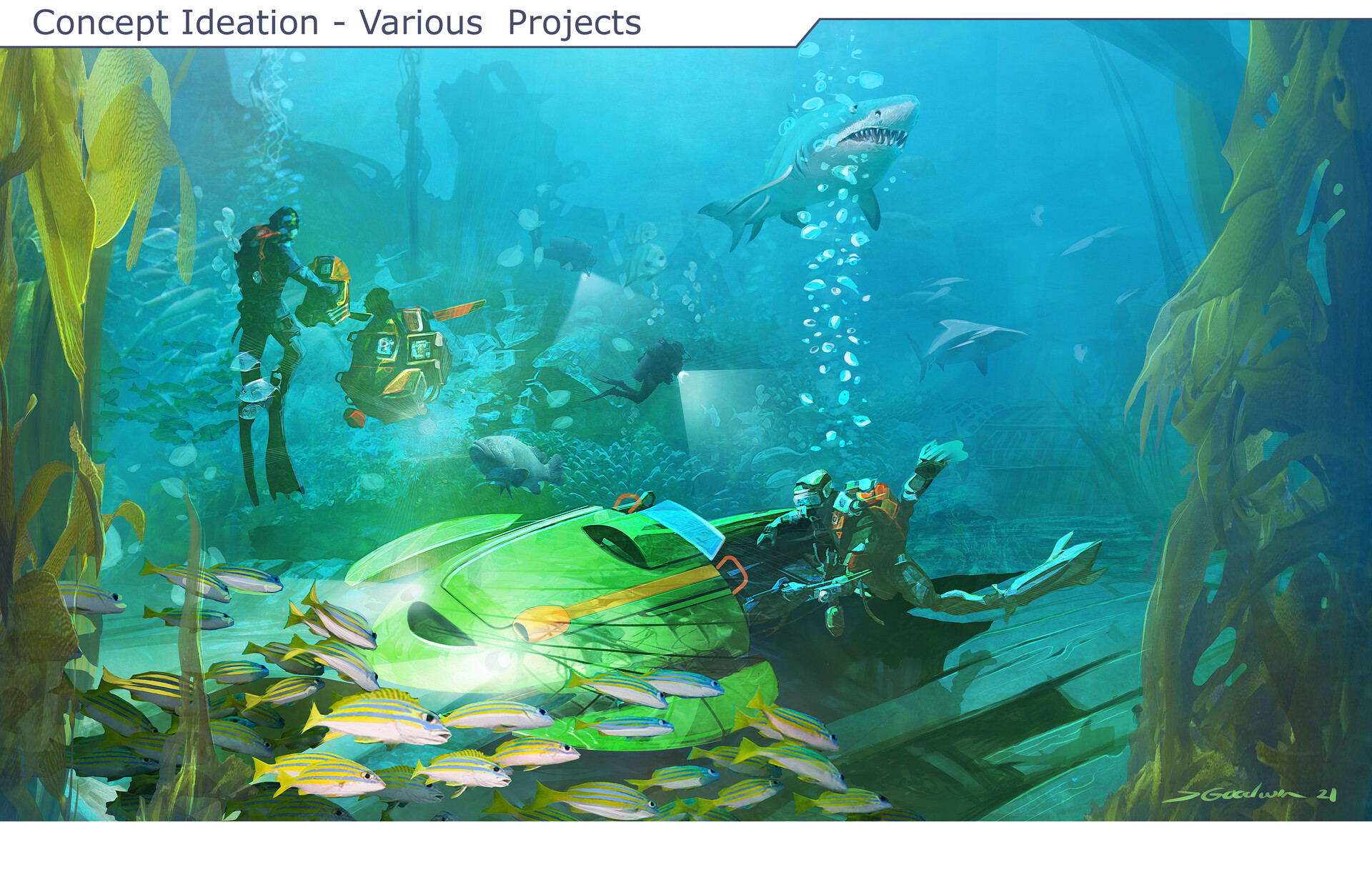 David Goodwin Artstation Portfolio - Concept Ideation work for Themed Entertainment projects