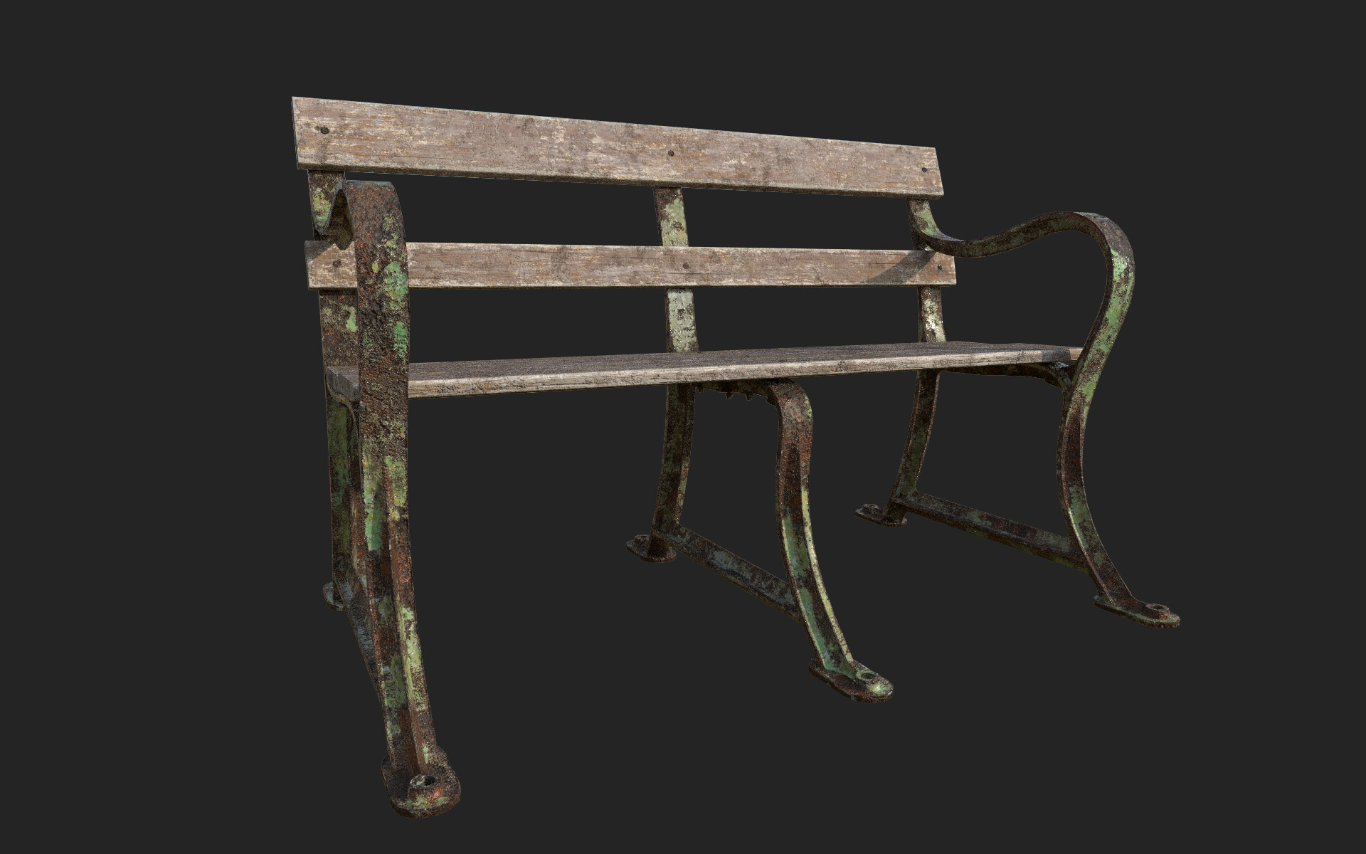 ArtStation - Old Bench