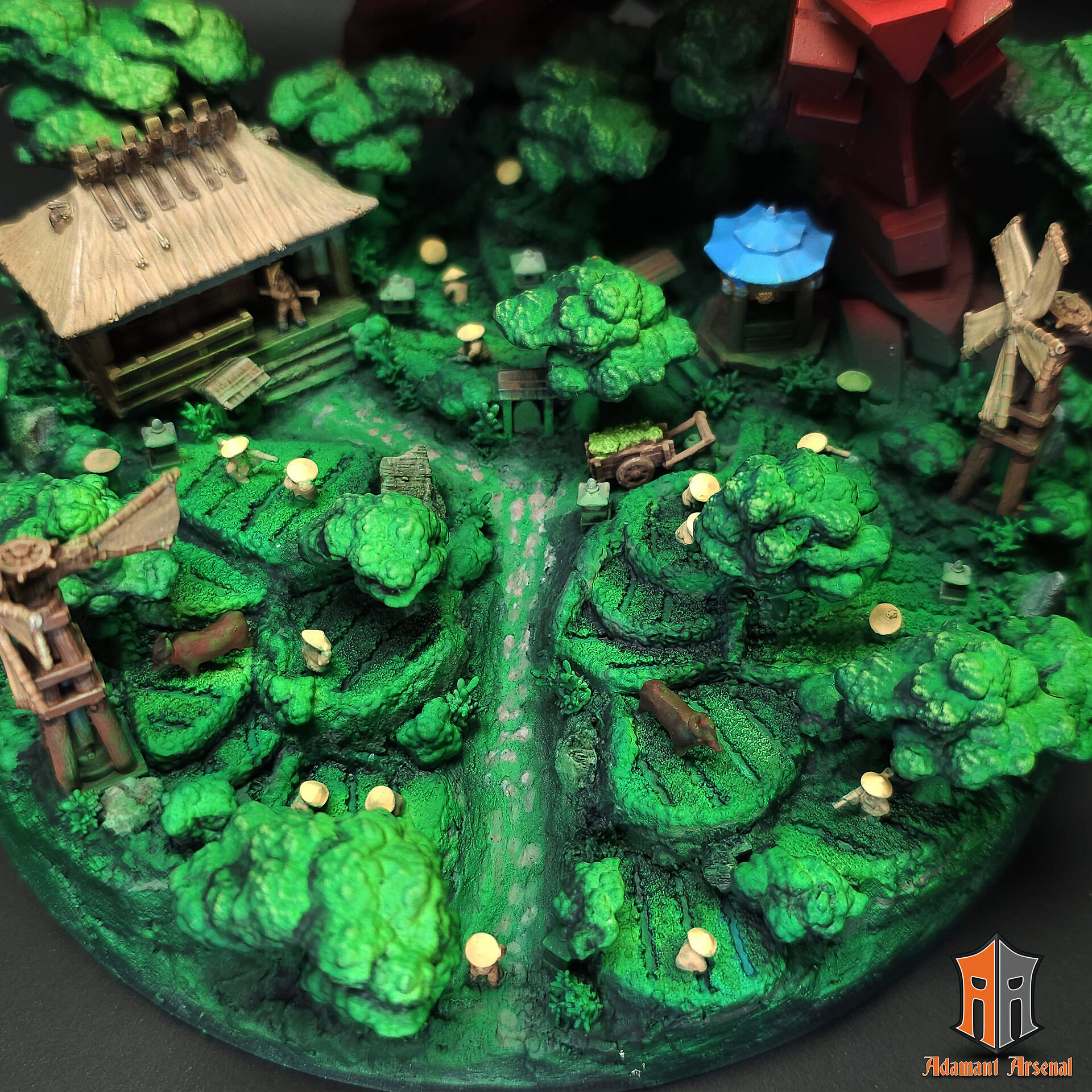 Fabian Krauser - Tranquil Terraces - 3D printing diorama set