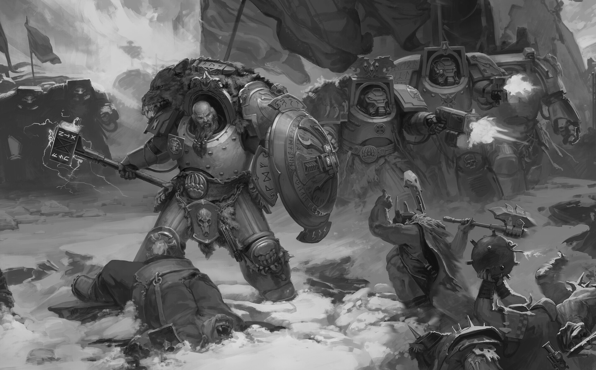 Arjac Rockfist by Ruslan Korovkin : r/ImaginaryWarhammer