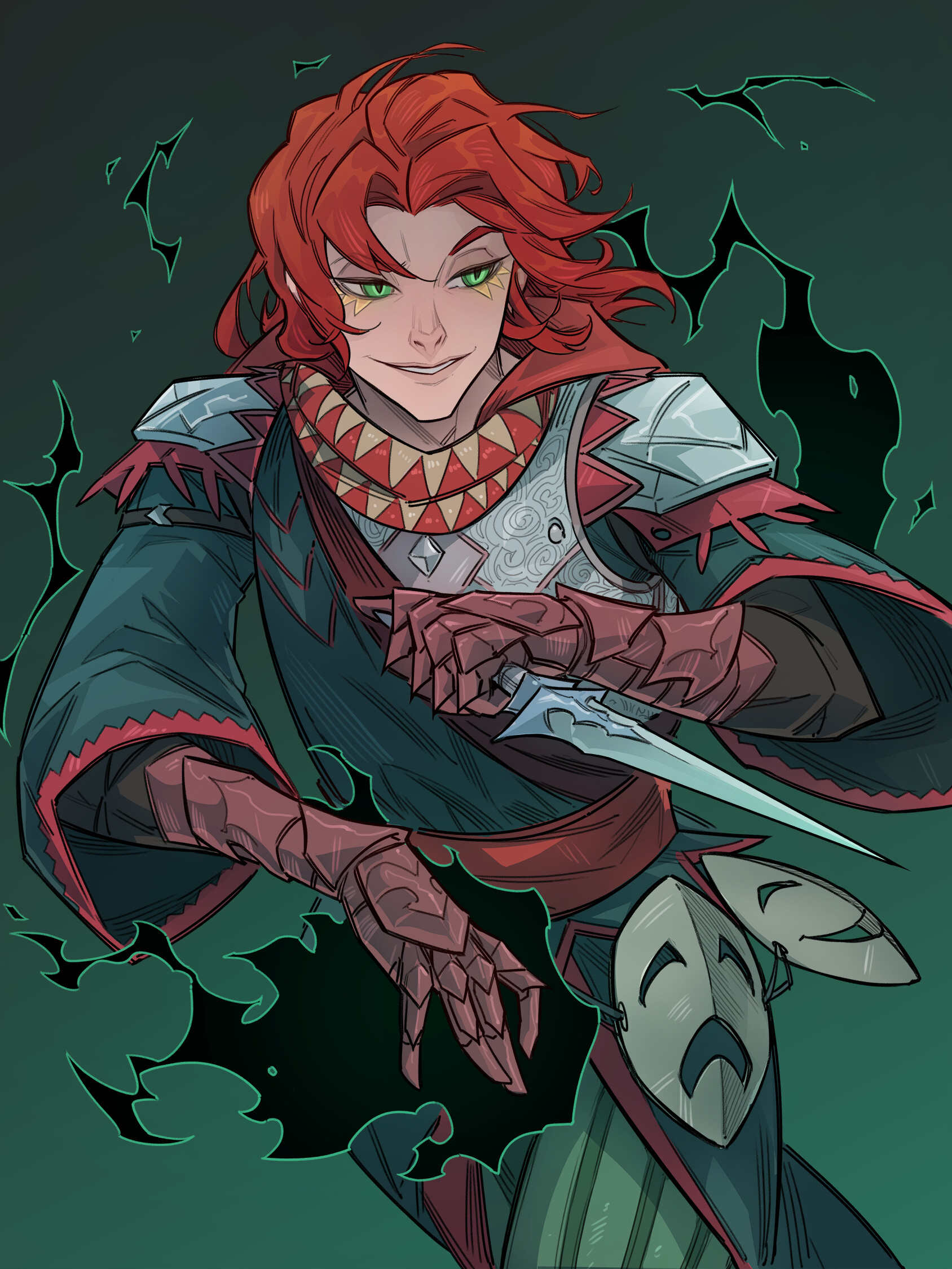 ArtStation - Warlock/Paladin commission