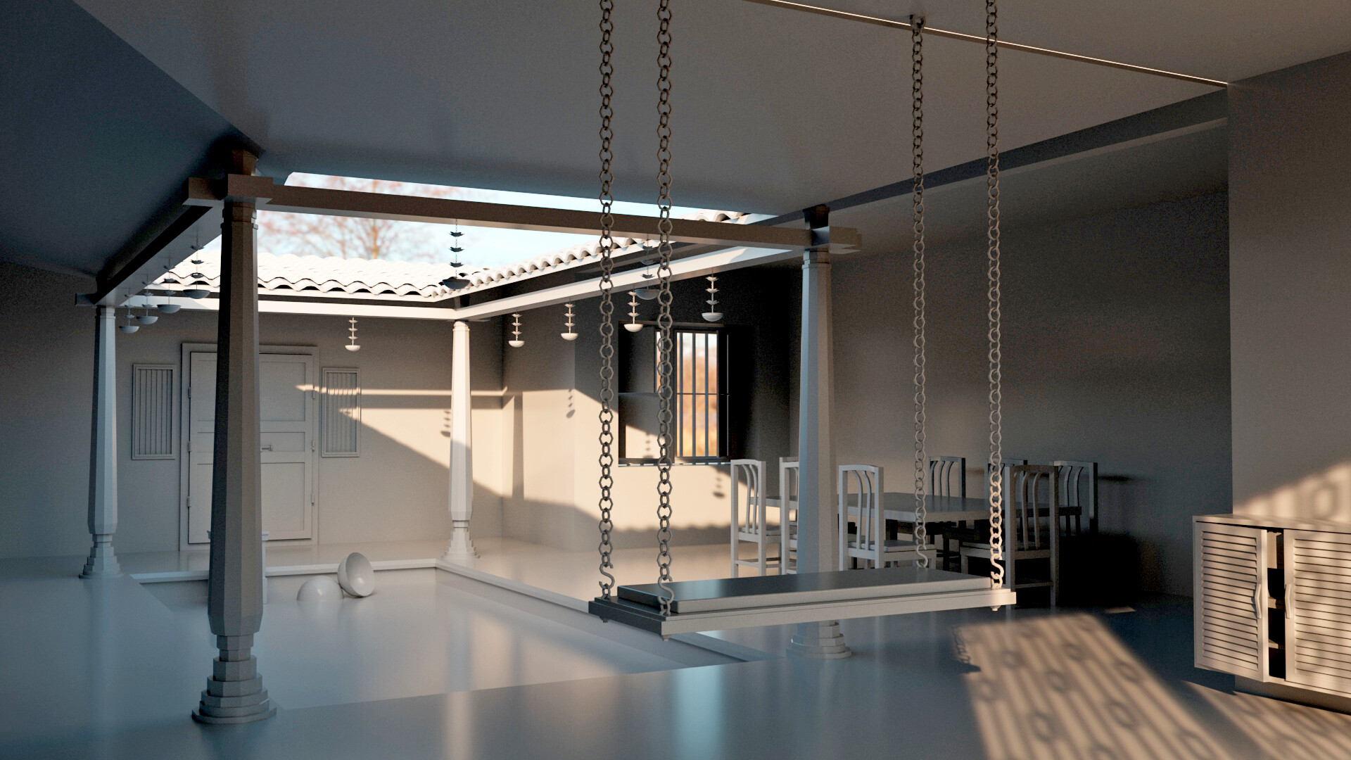 ArtStation - Manduva interior modelling