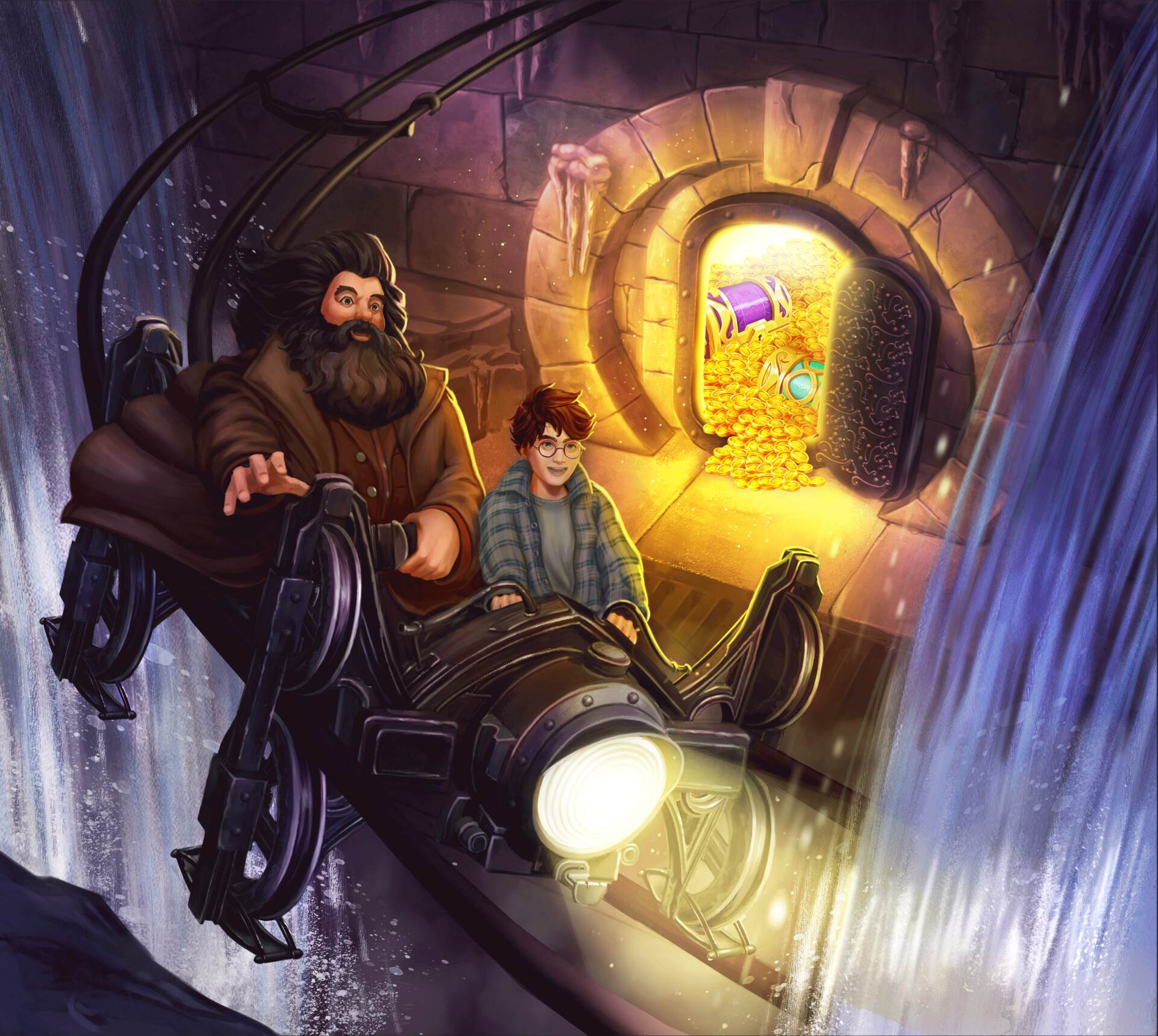 ArtStation - Event card Harry Potter puzzle and spells