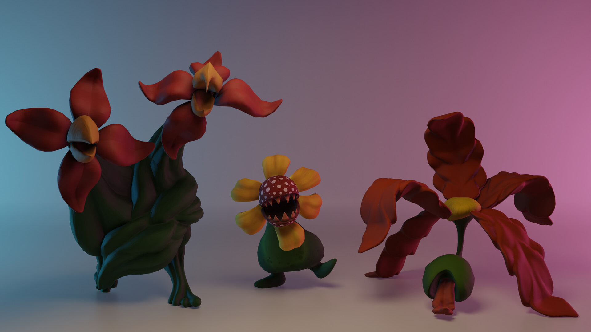 ArtStation - Plant Monsters - SUNCO - Game Jam