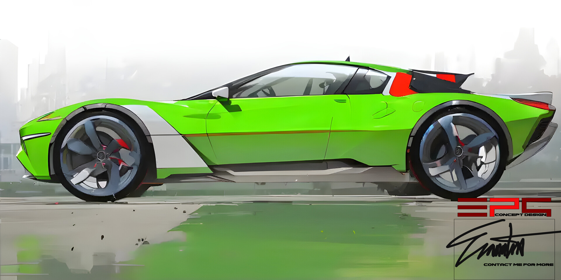 ArtStation - B015 Concept Car Design