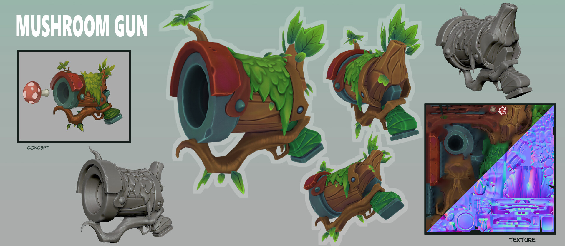 ArtStation - Mushroom Gun