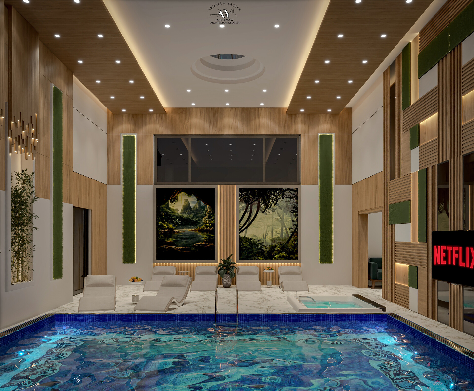 ArtStation - Majles Swimming Pool