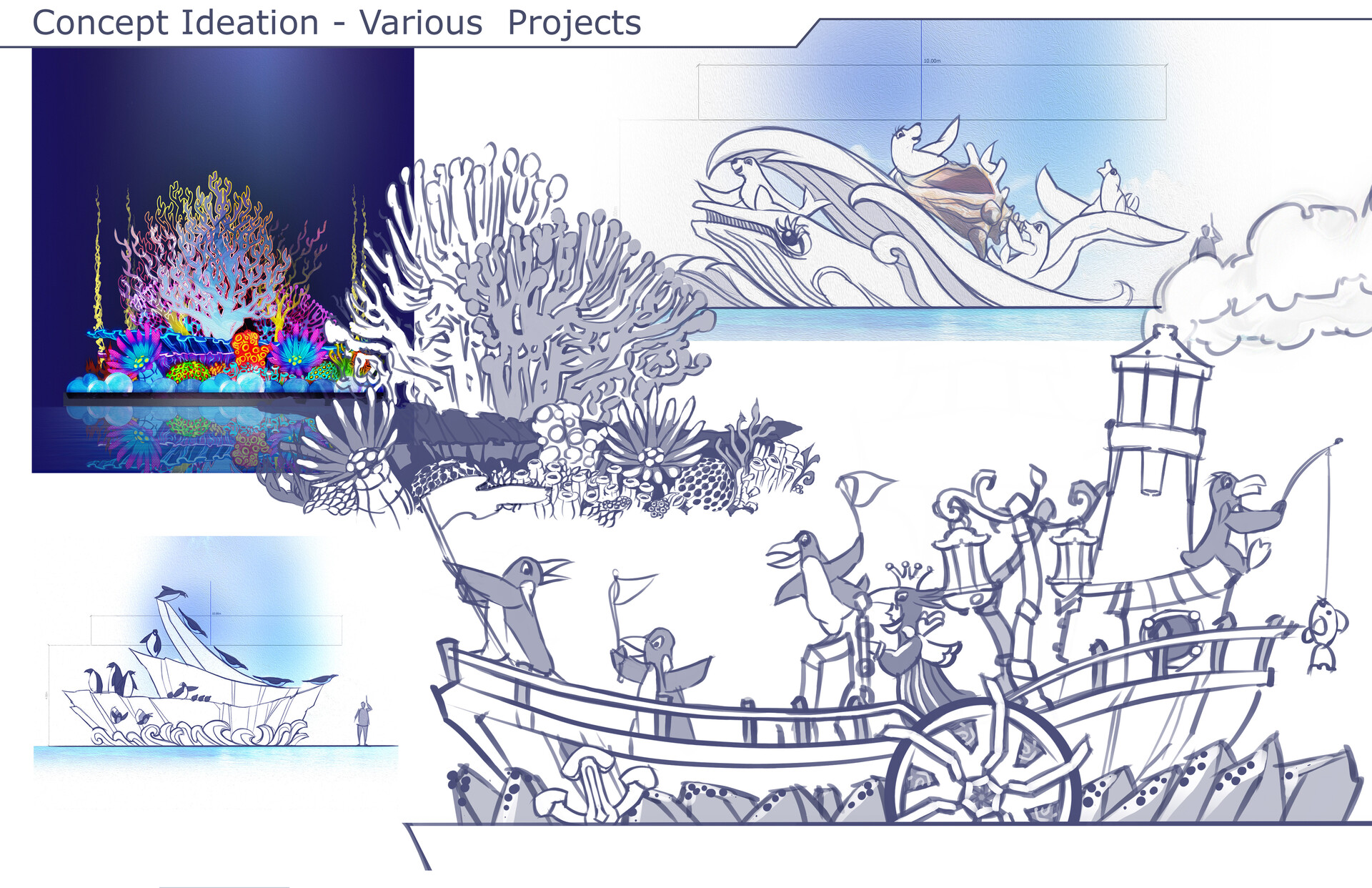 David Goodwin Artstation Portfolio - Concept Ideation work for Themed ...