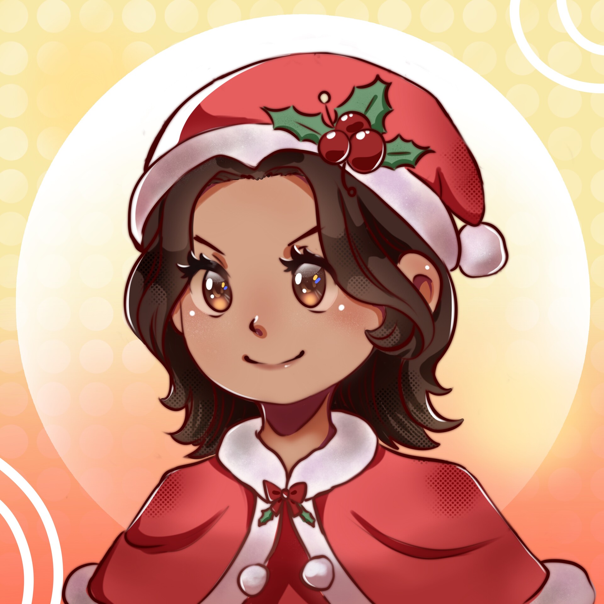 ArtStation - Cute OC Christmas Comission