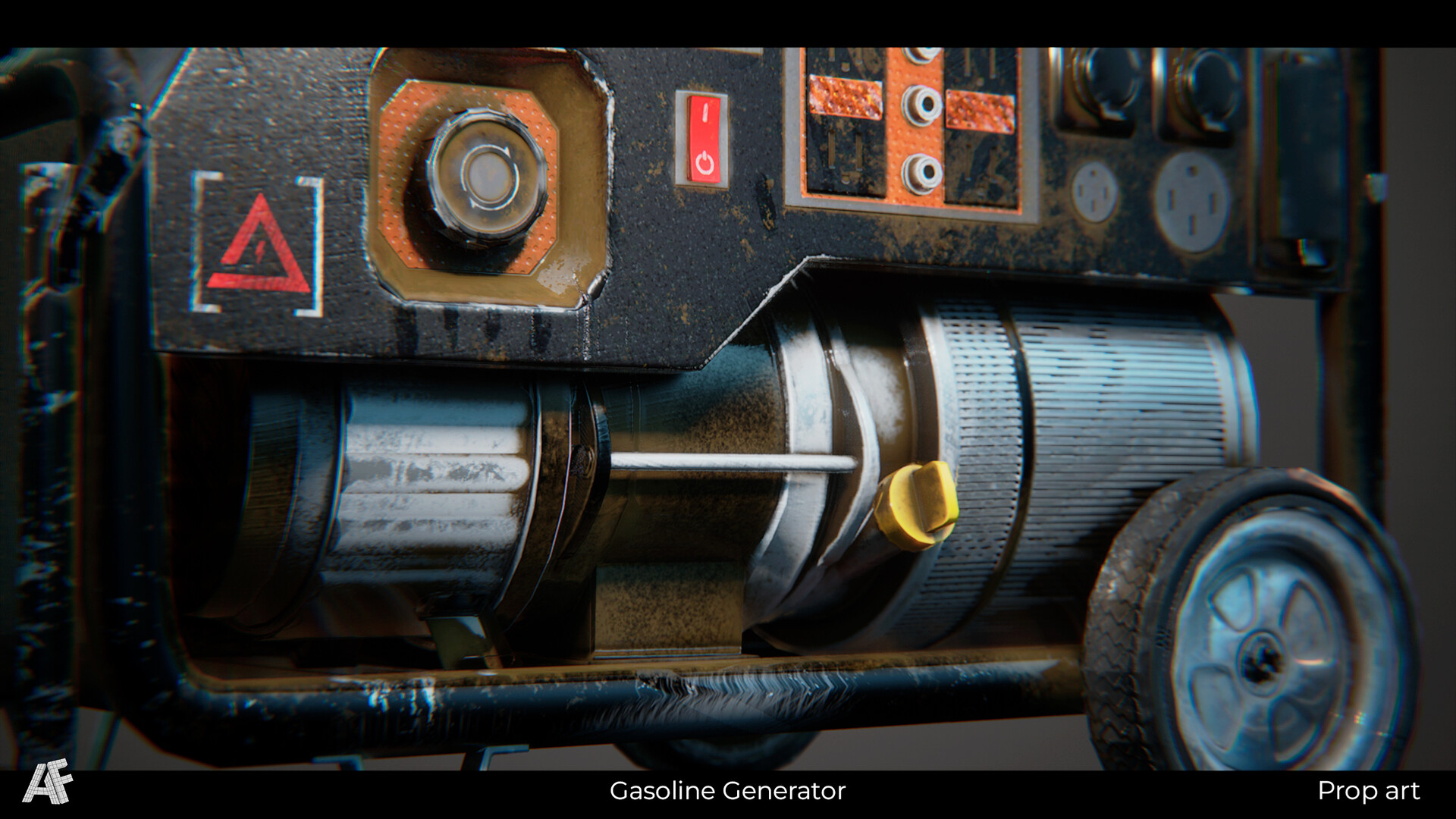 Andres Florian - Gasoline Generator 3D Prop Art