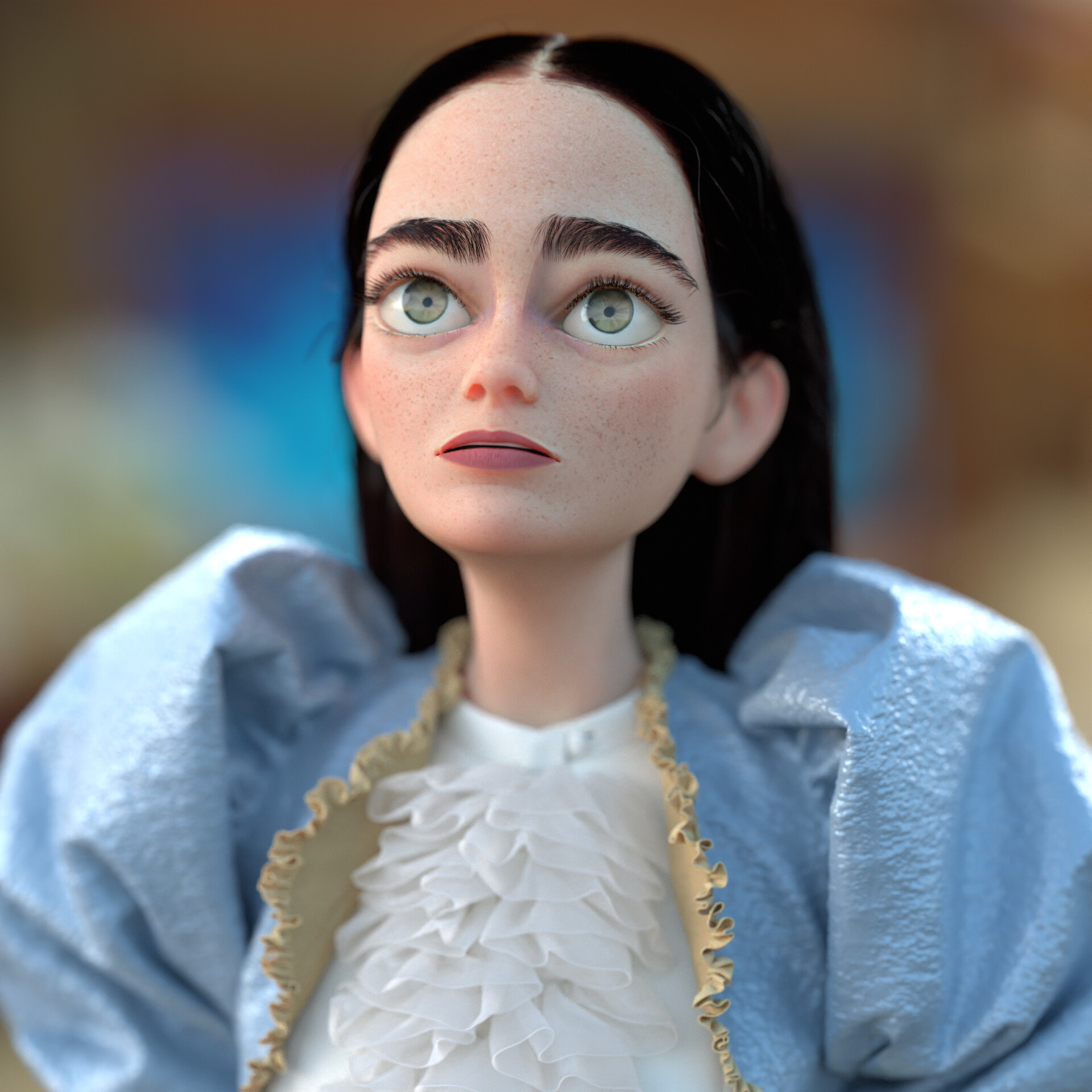 ArtStation - Emma Stone in Poor Things
