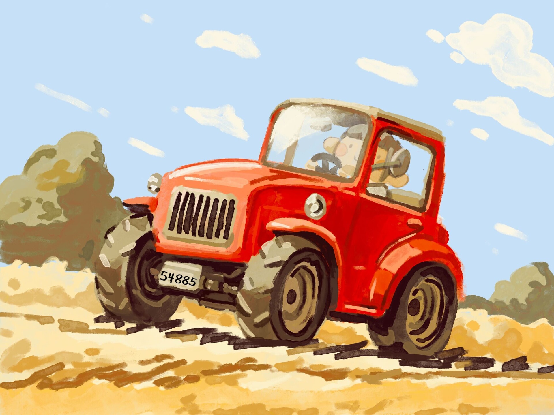 ArtStation - tractor