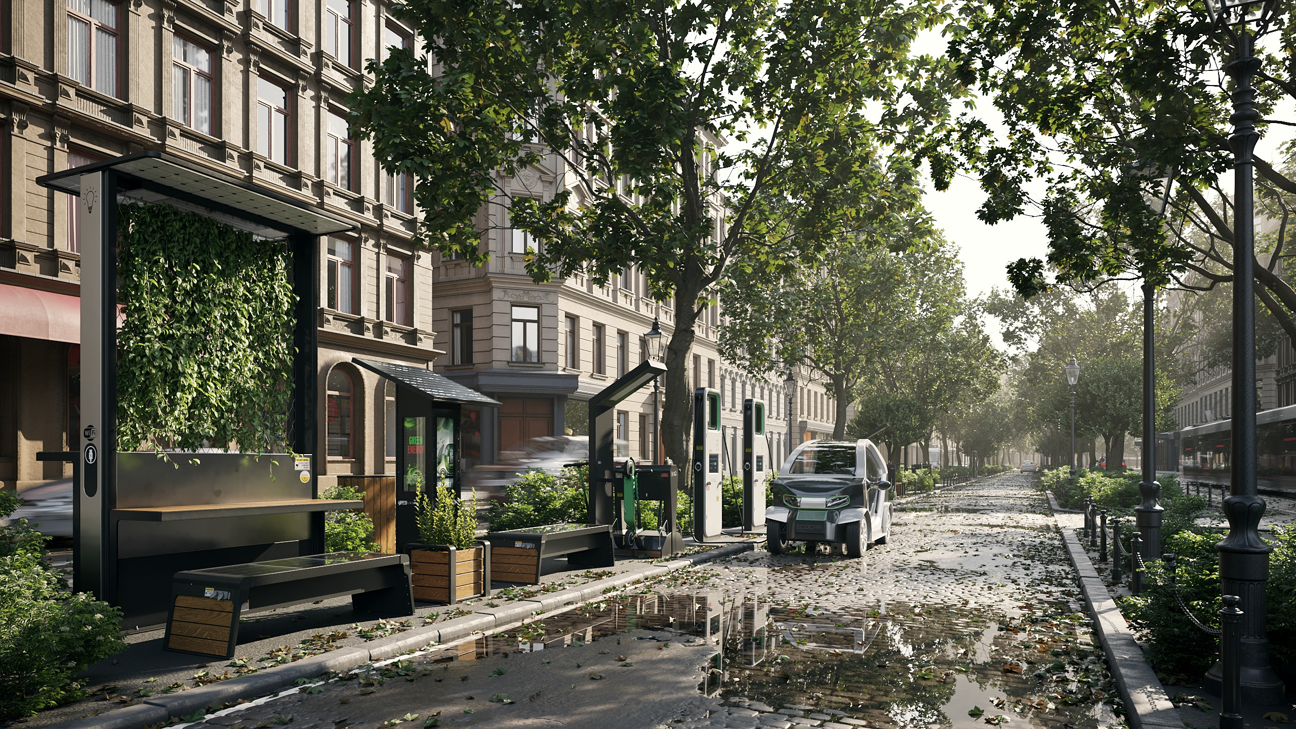 Evermotion Studio - Archmodels vol 285 - collection of eco props