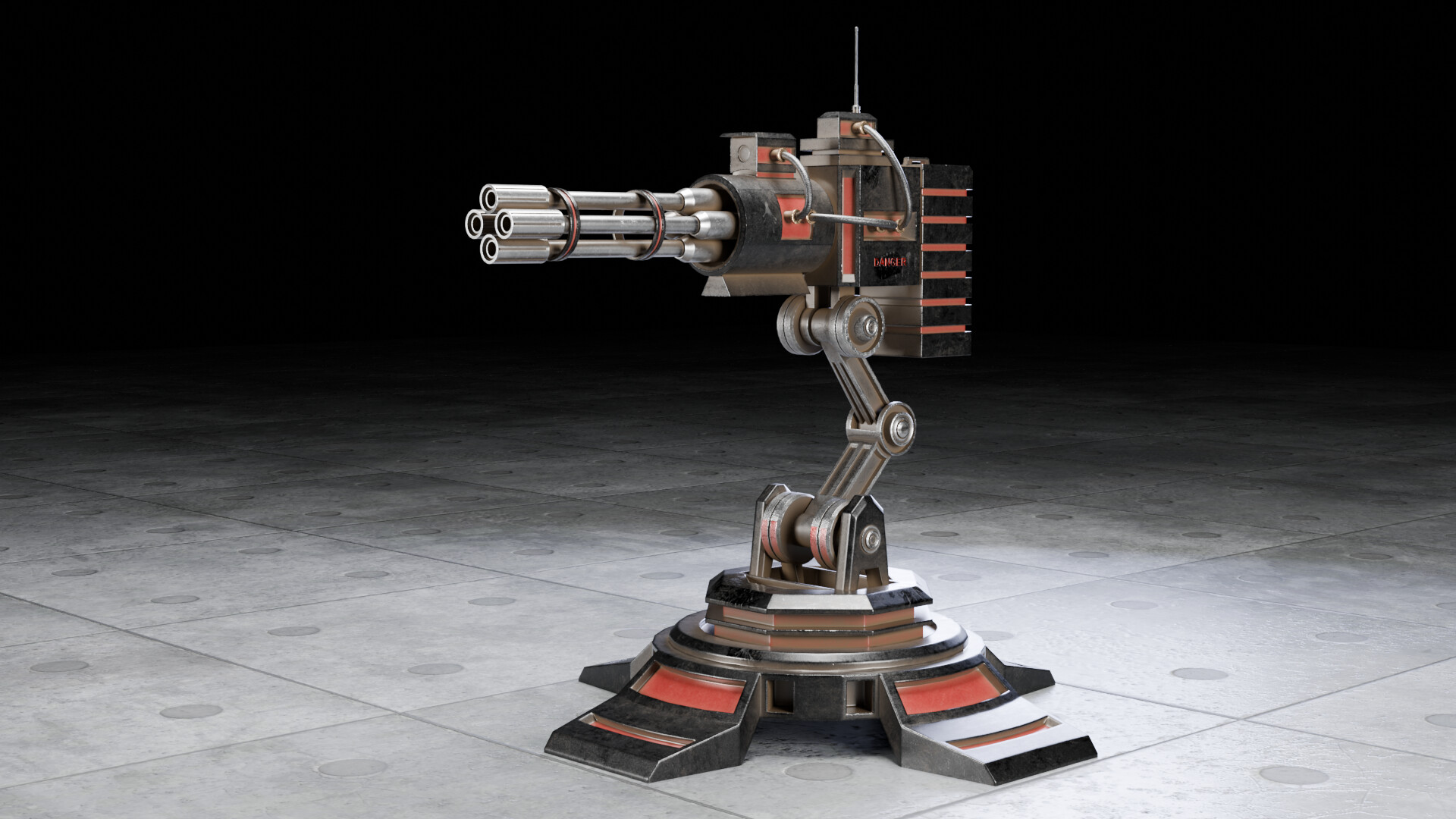ArtStation - 3D model of the turret
