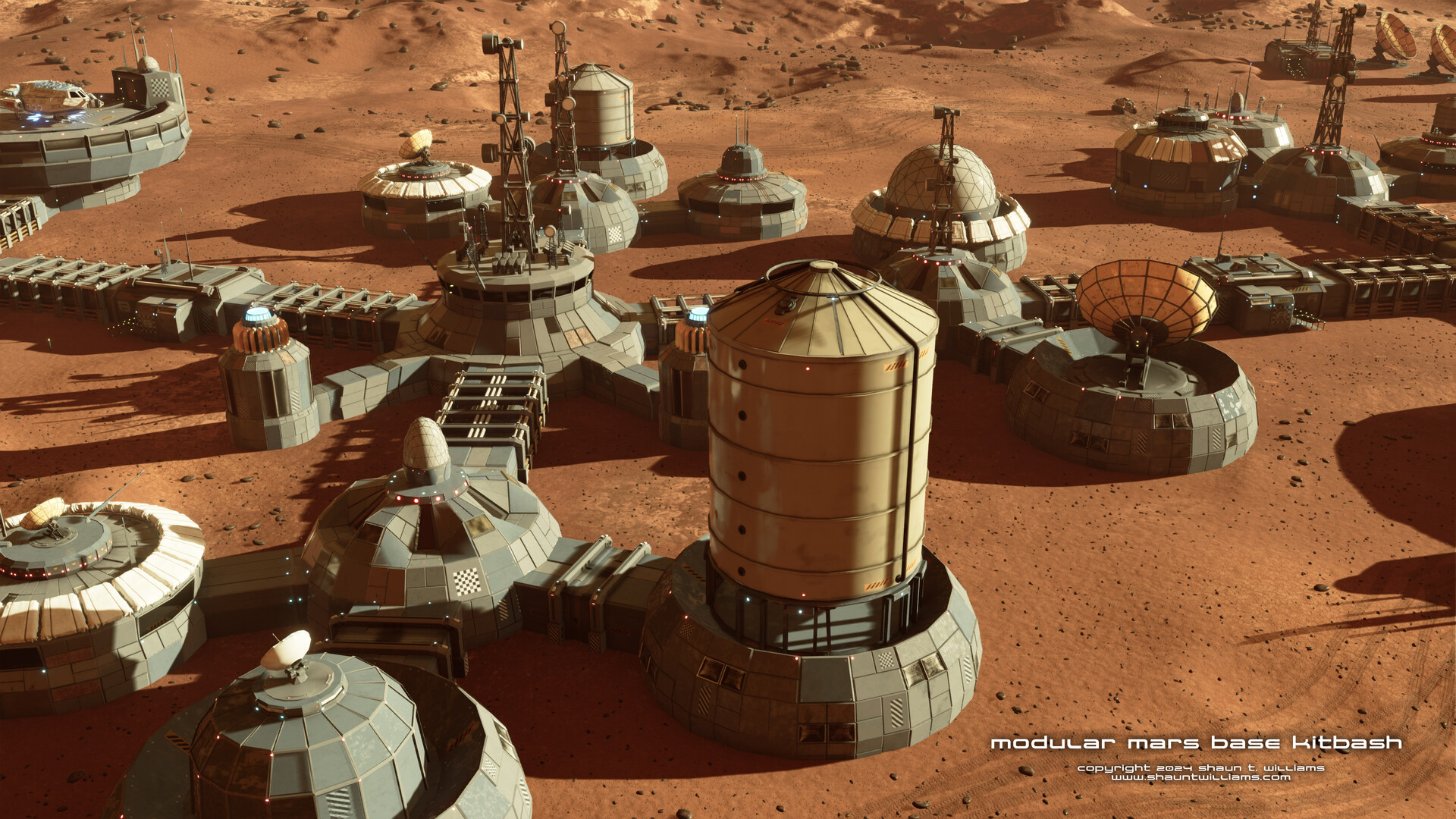 Shaun Williams - Modular Mars Base Kitbash