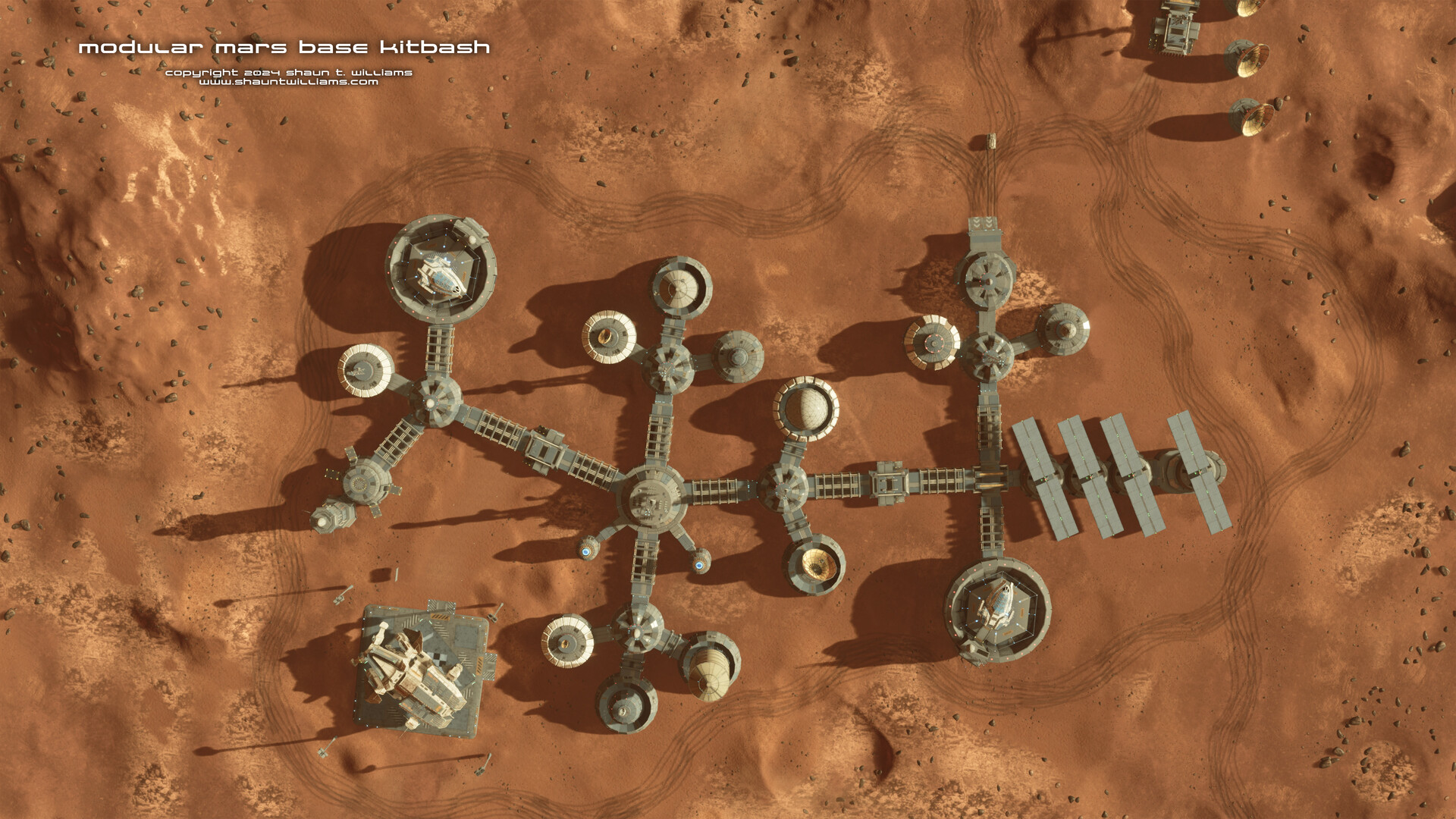 Shaun Williams - Modular Mars Base Kitbash
