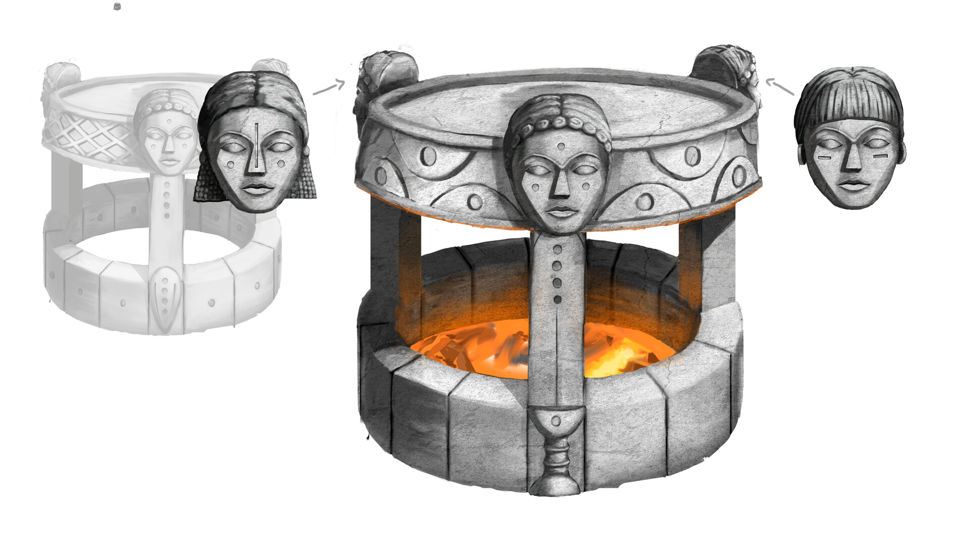 ArtStation - Beyond Skyrim forge concept