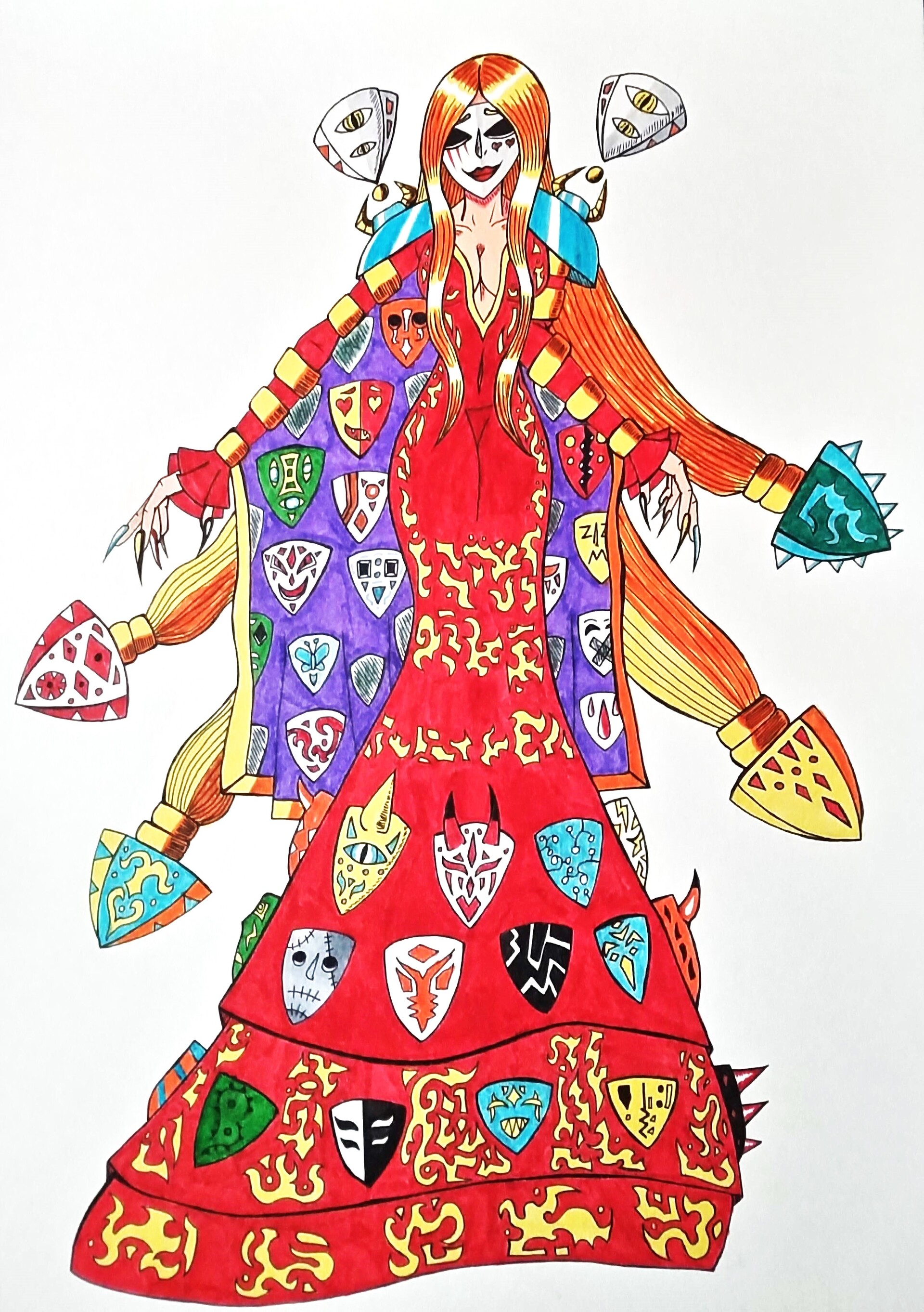 ArtStation - Lady Amouvide Mardesqa - Entity of Masks