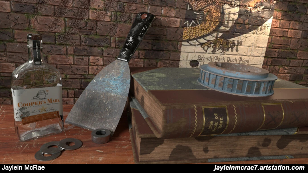 ArtStation - Medieval Table Scenery