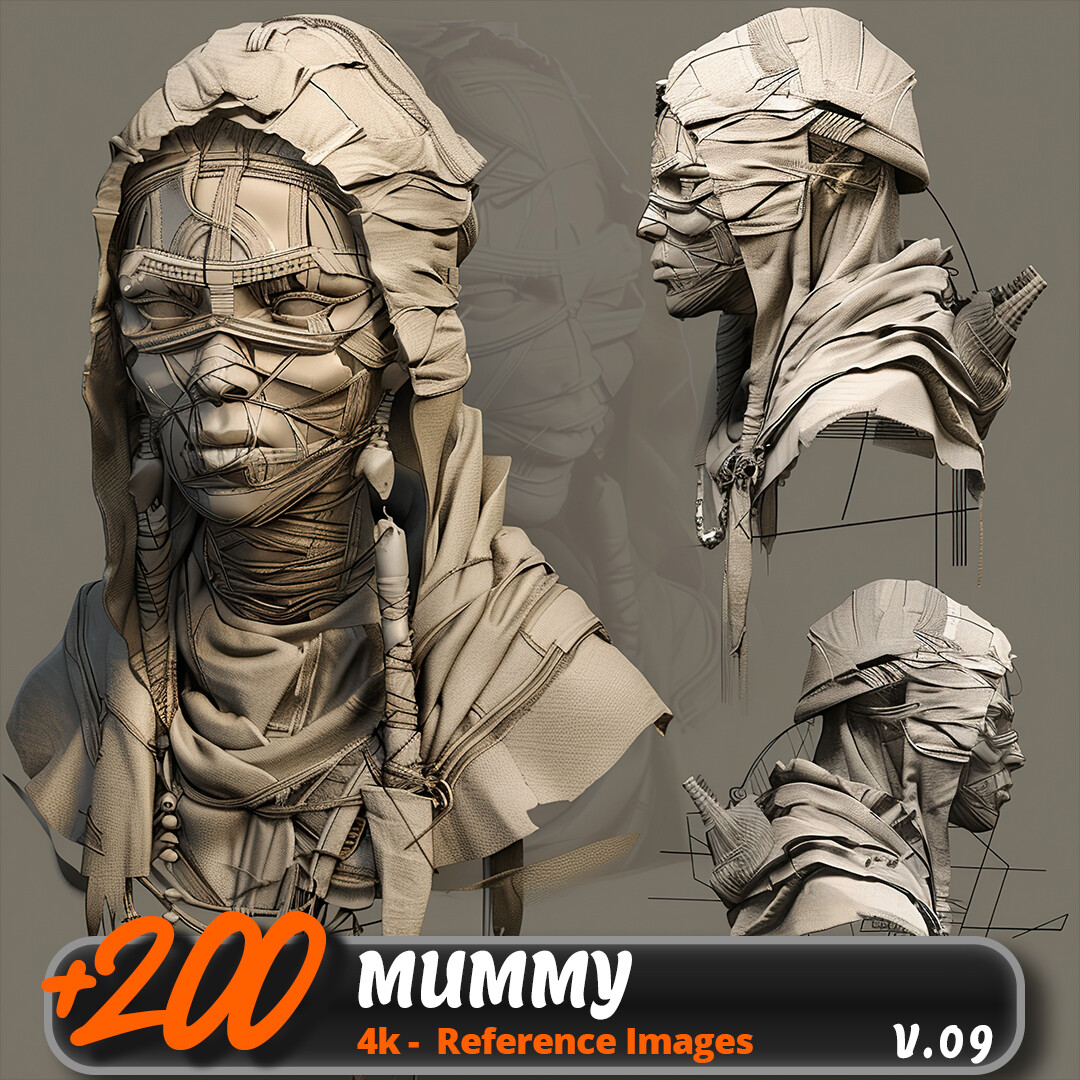 ArtStation - MUMMY VOL. 09/ 4K/ Reference Image