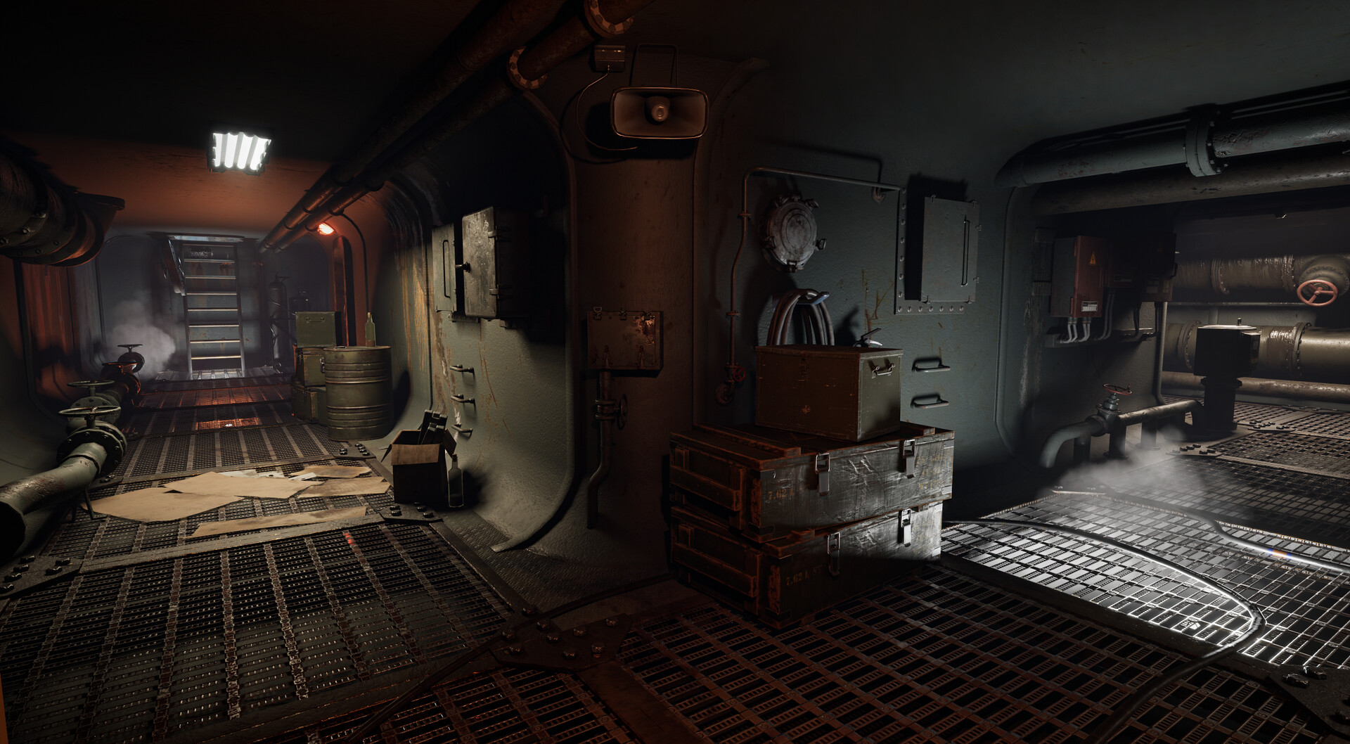 Maria Grigoreva - Old military submarine - UE5 Game Location Level Art