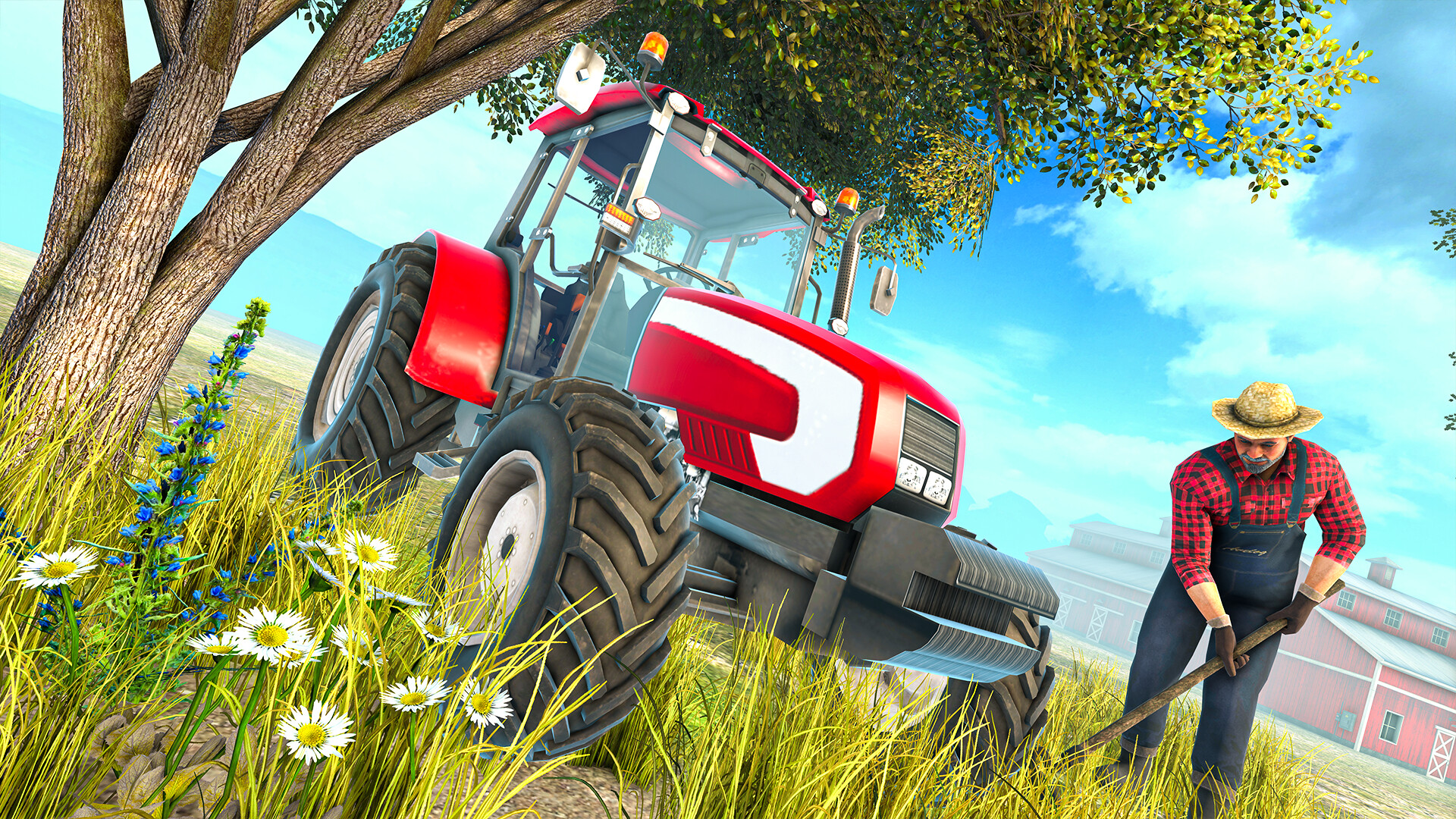 ArtStation - Tractor Farming Simulator Game Post Production Screenshots ...