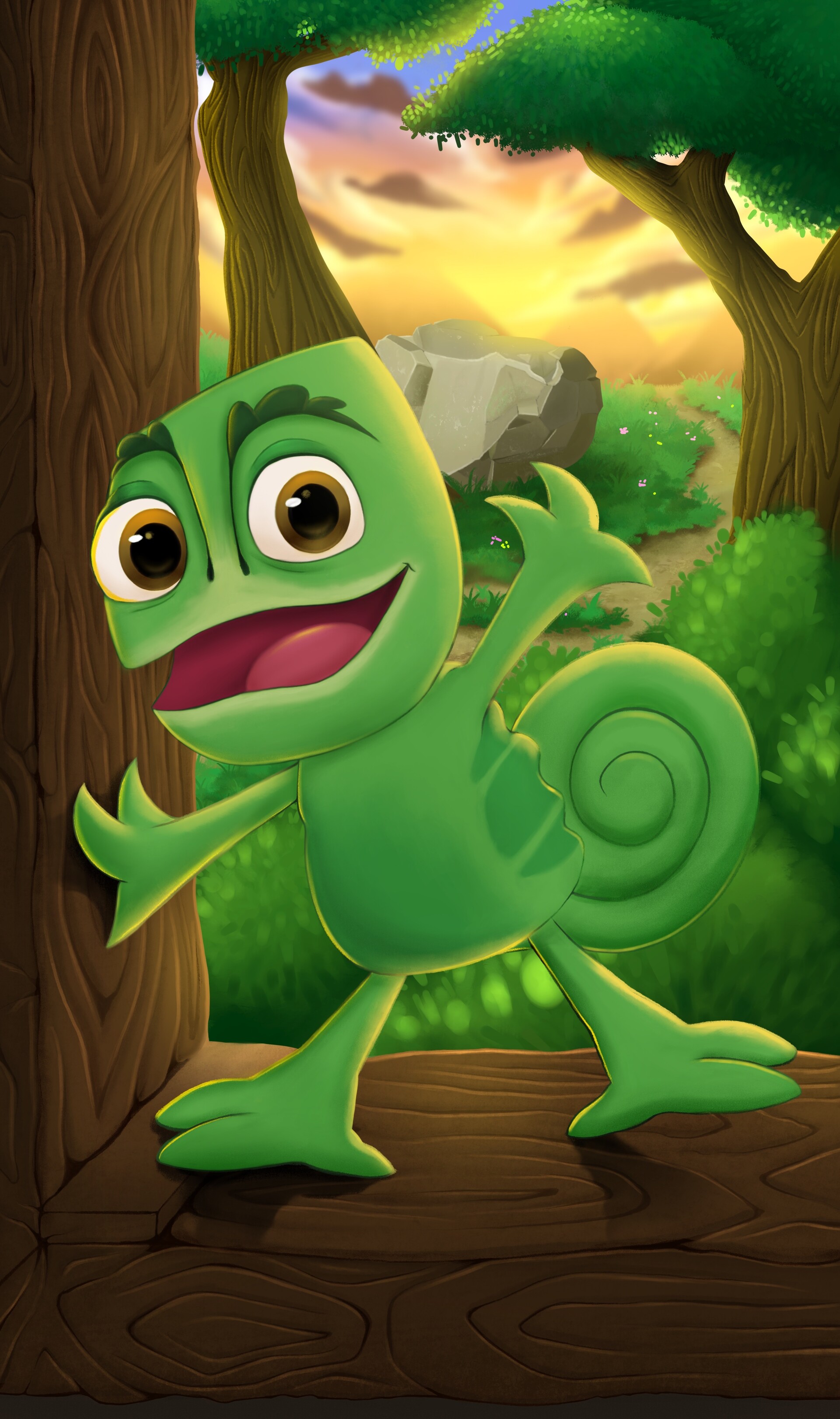 ArtStation - Pascal -Tangled / Fanart