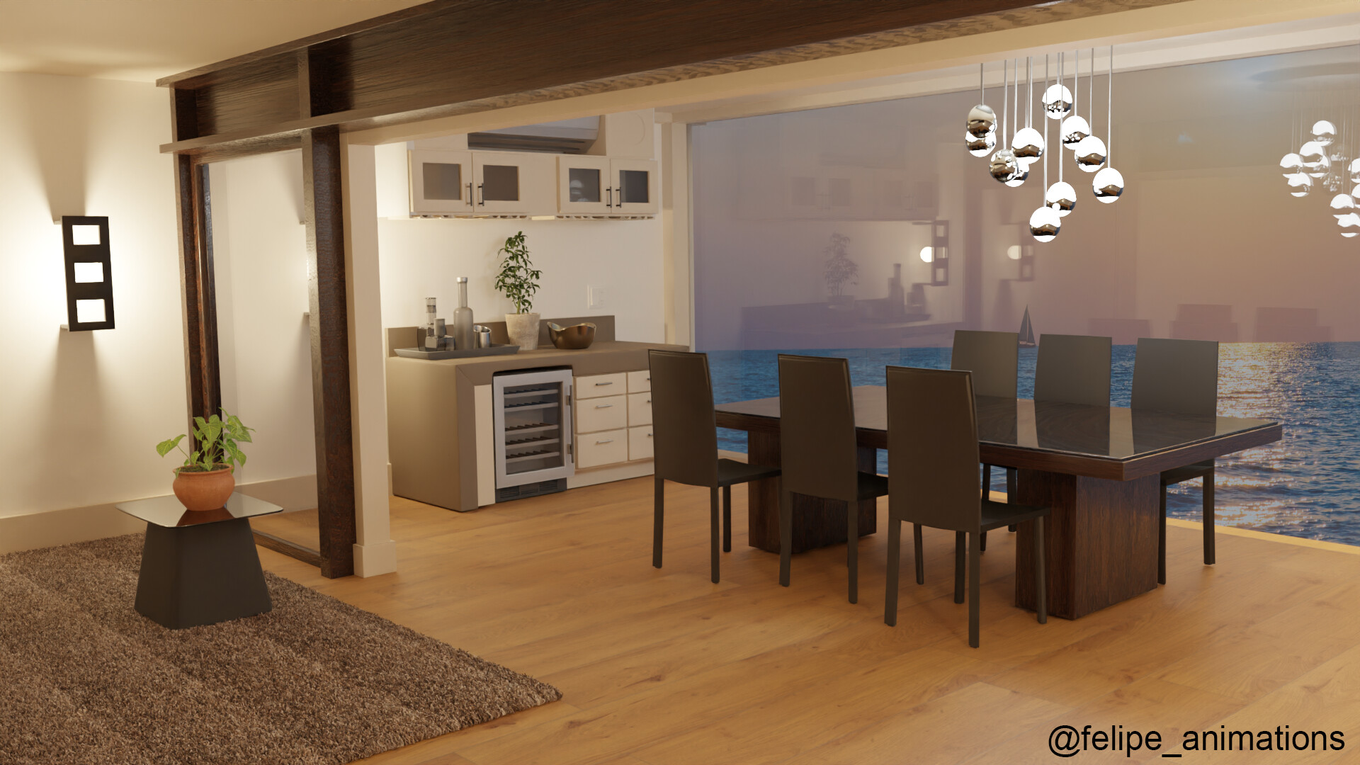 ArtStation - «Dining room» (2022)