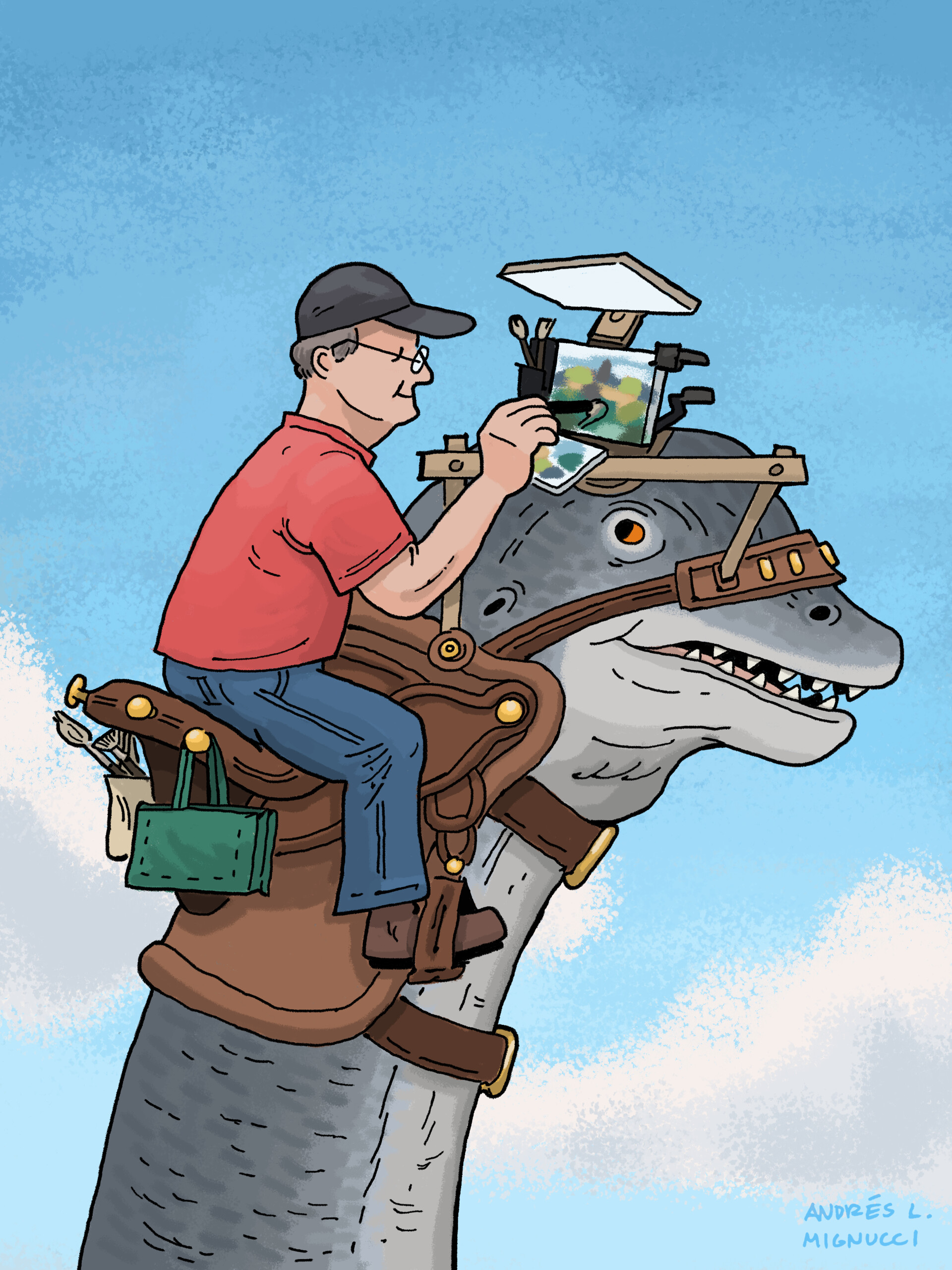 ArtStation - James Gurney Portrait