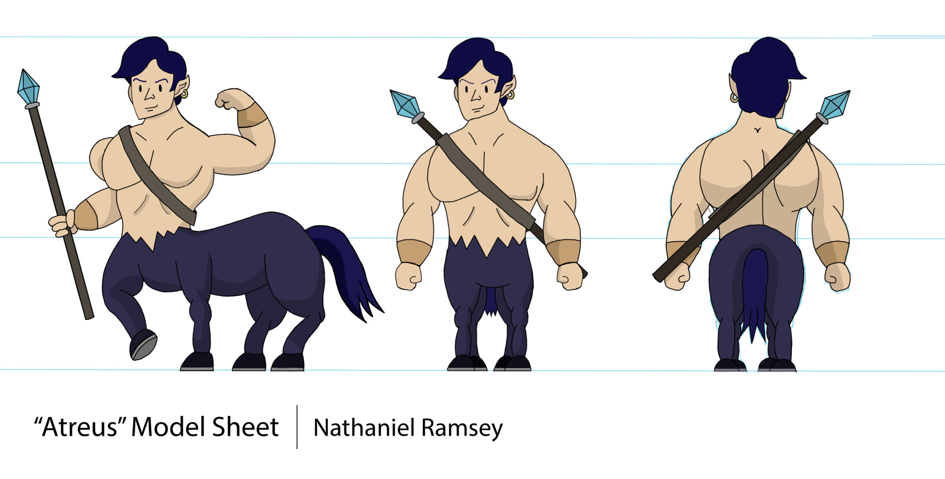 ArtStation - Atreus Model Sheet