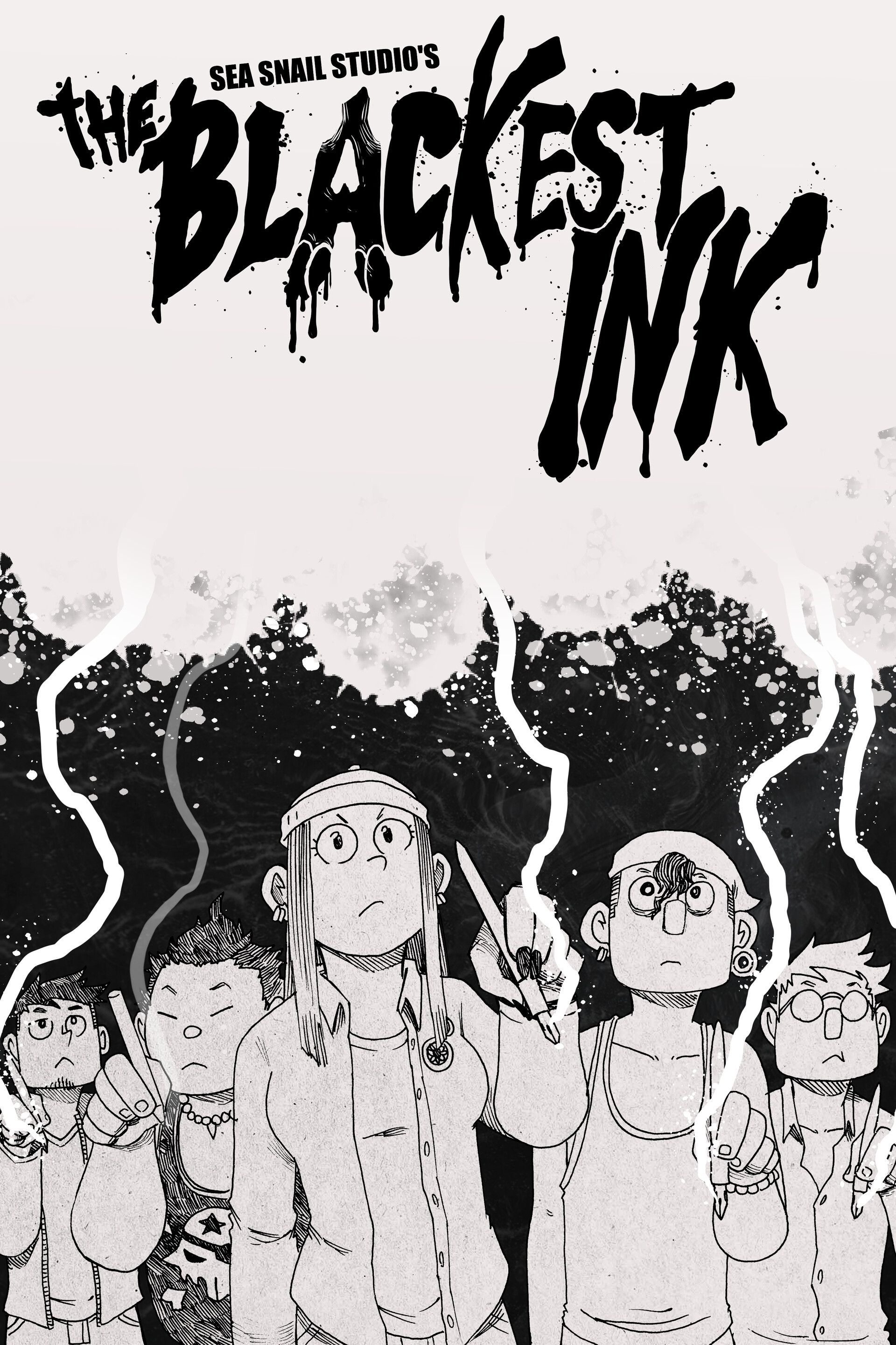 ArtStation - The Blackest Ink - Tapas Cover