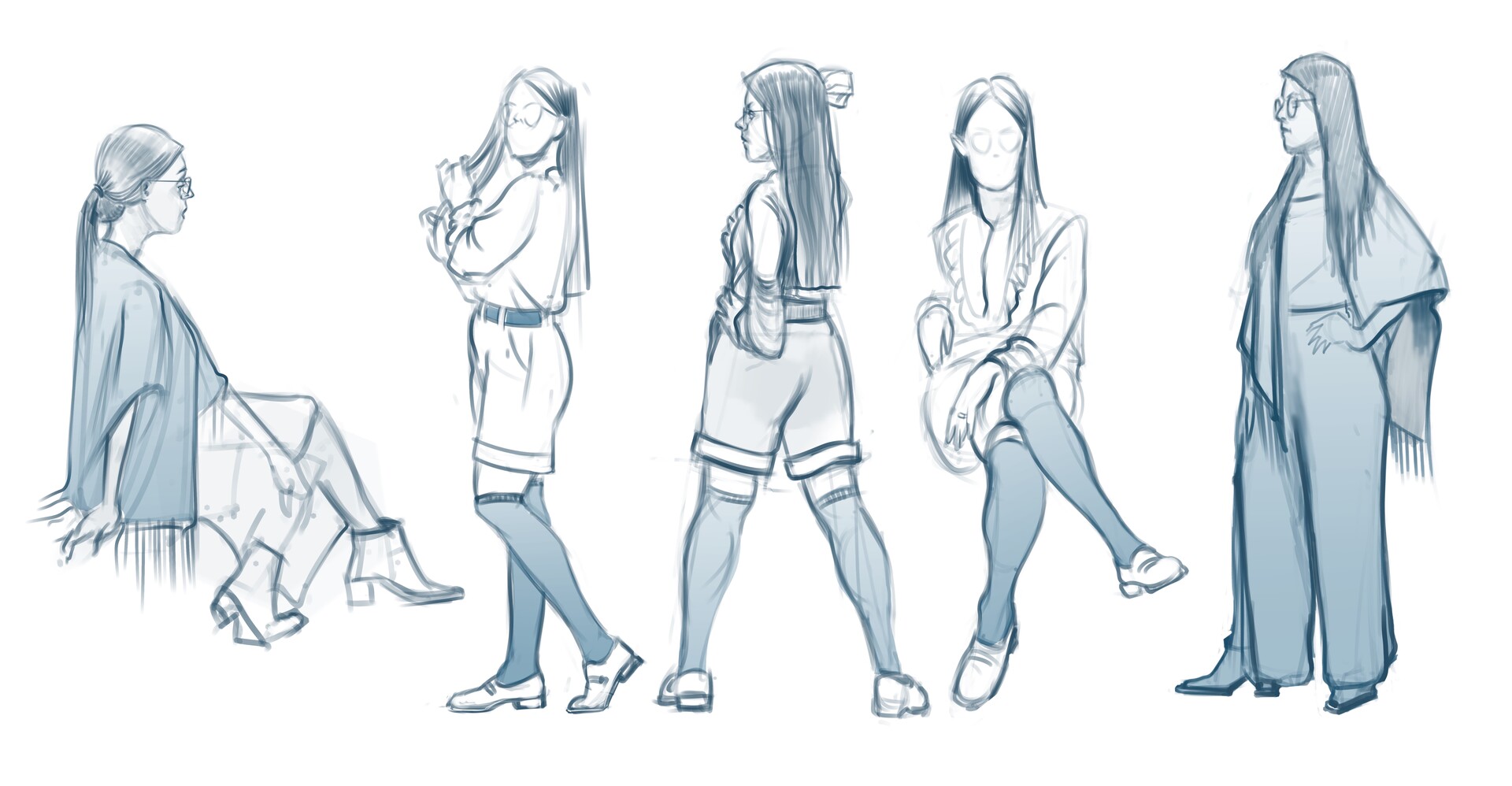 ArtStation - Character design sketches