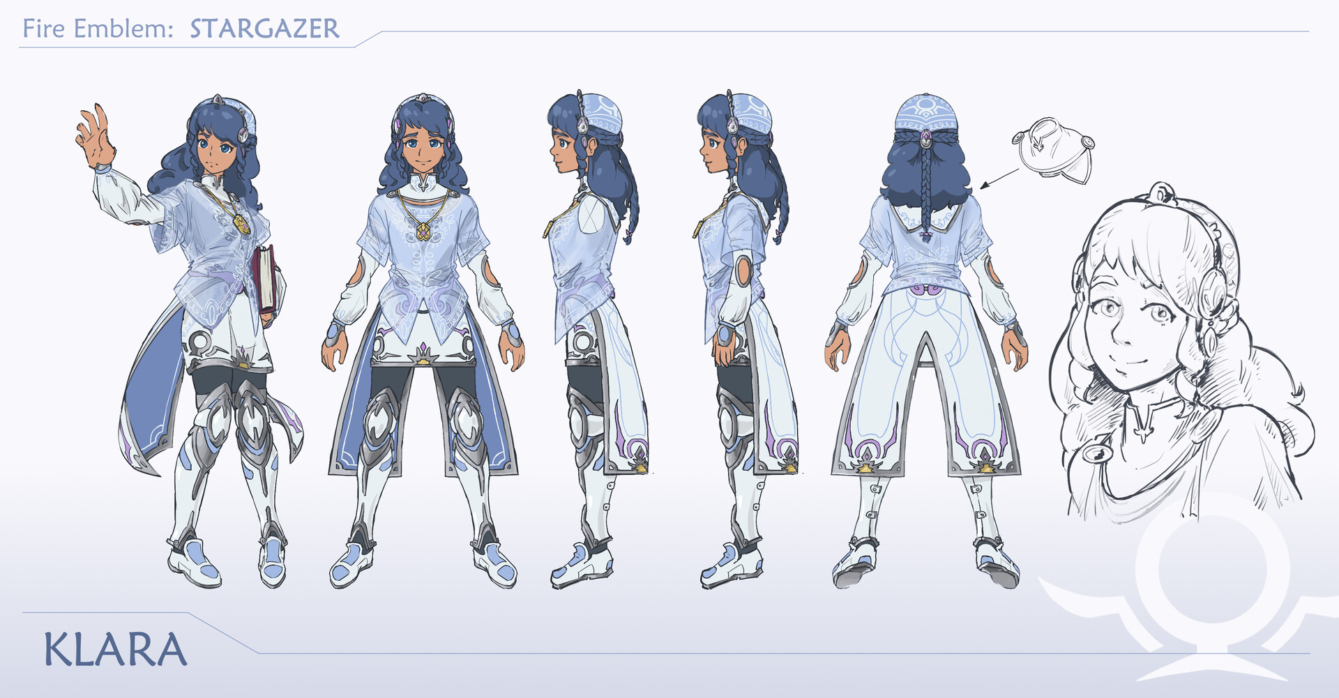 ArtStation - Klara - Orthographic Character Sheet & Concepts