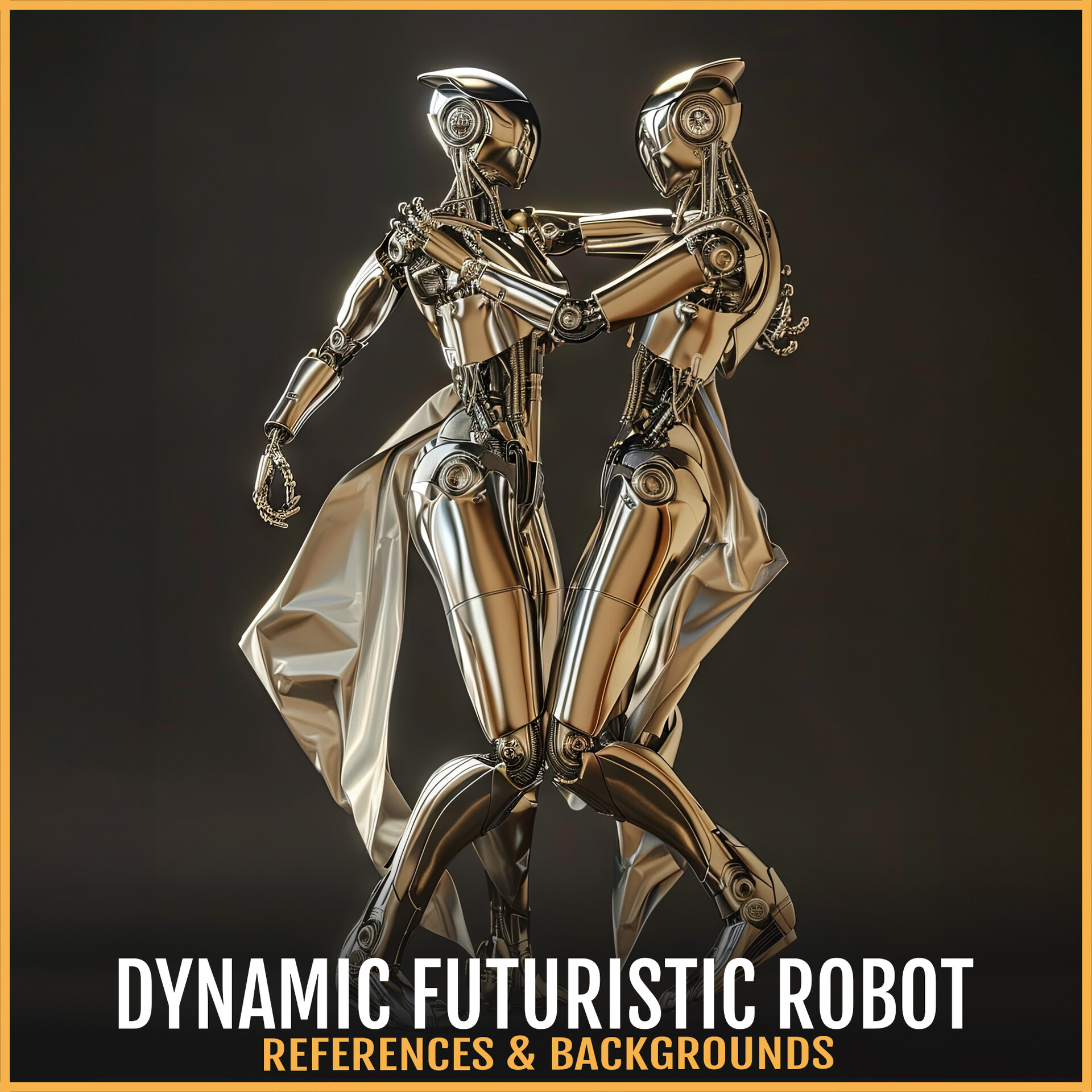 ArtStation - 303 Dynamic Futuristic Robot