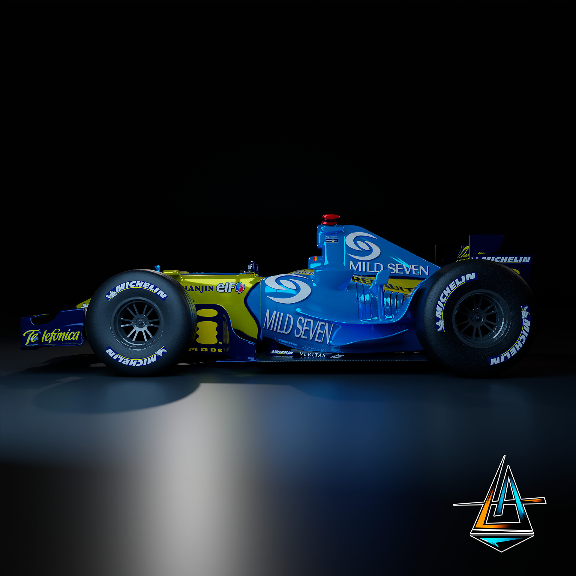 Luis Ángel Novillo García - RENAULT R25 (ESTILIZADO)