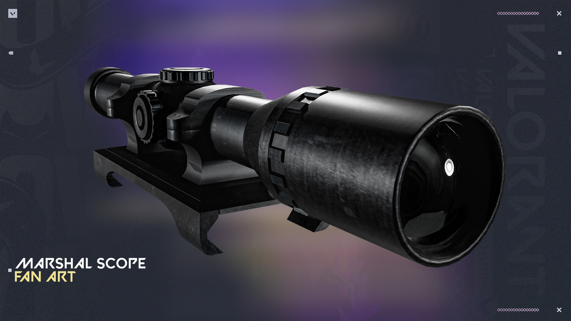 ArtStation - VALORANT - Marshal Scope