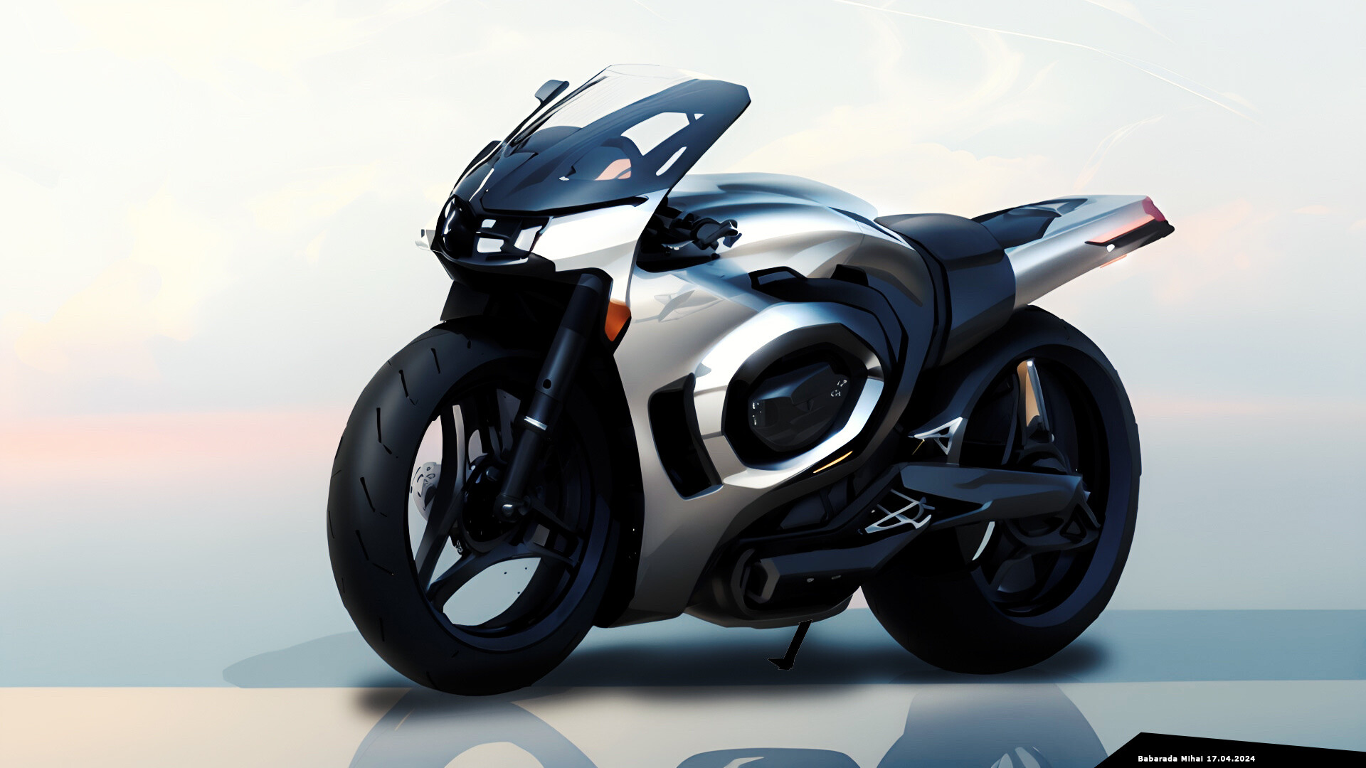 ArtStation - Volta Motorcycle