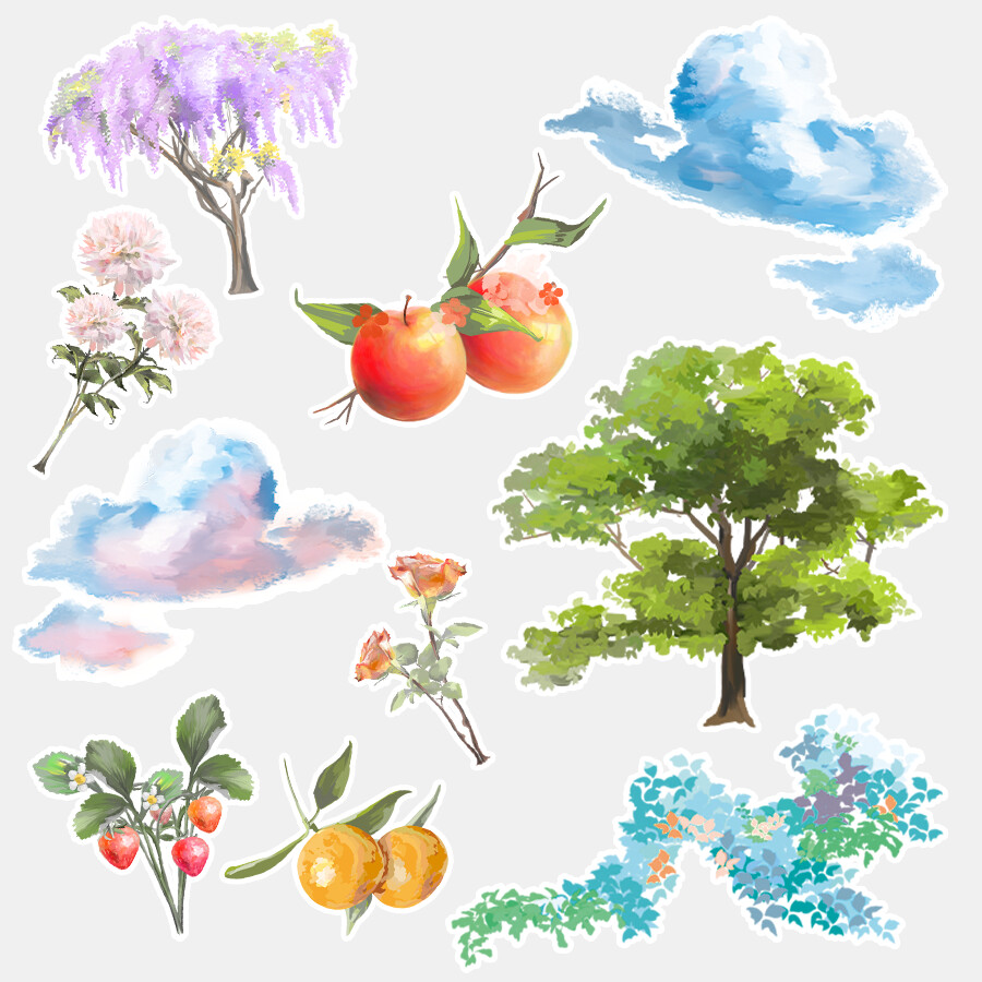 ArtStation - tree flower