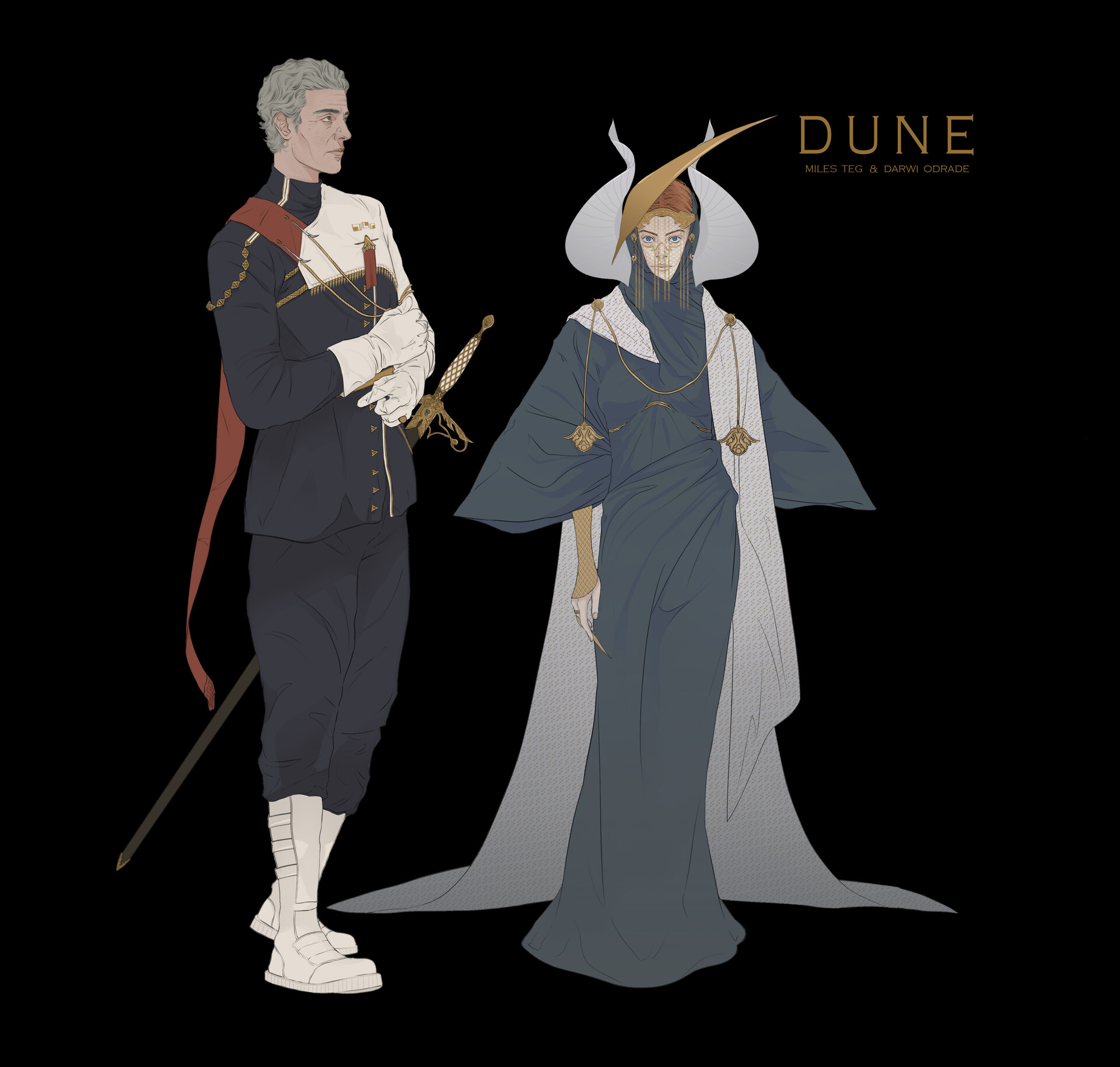 ArtStation - Dune: Miles Teg & Darwi Odrade