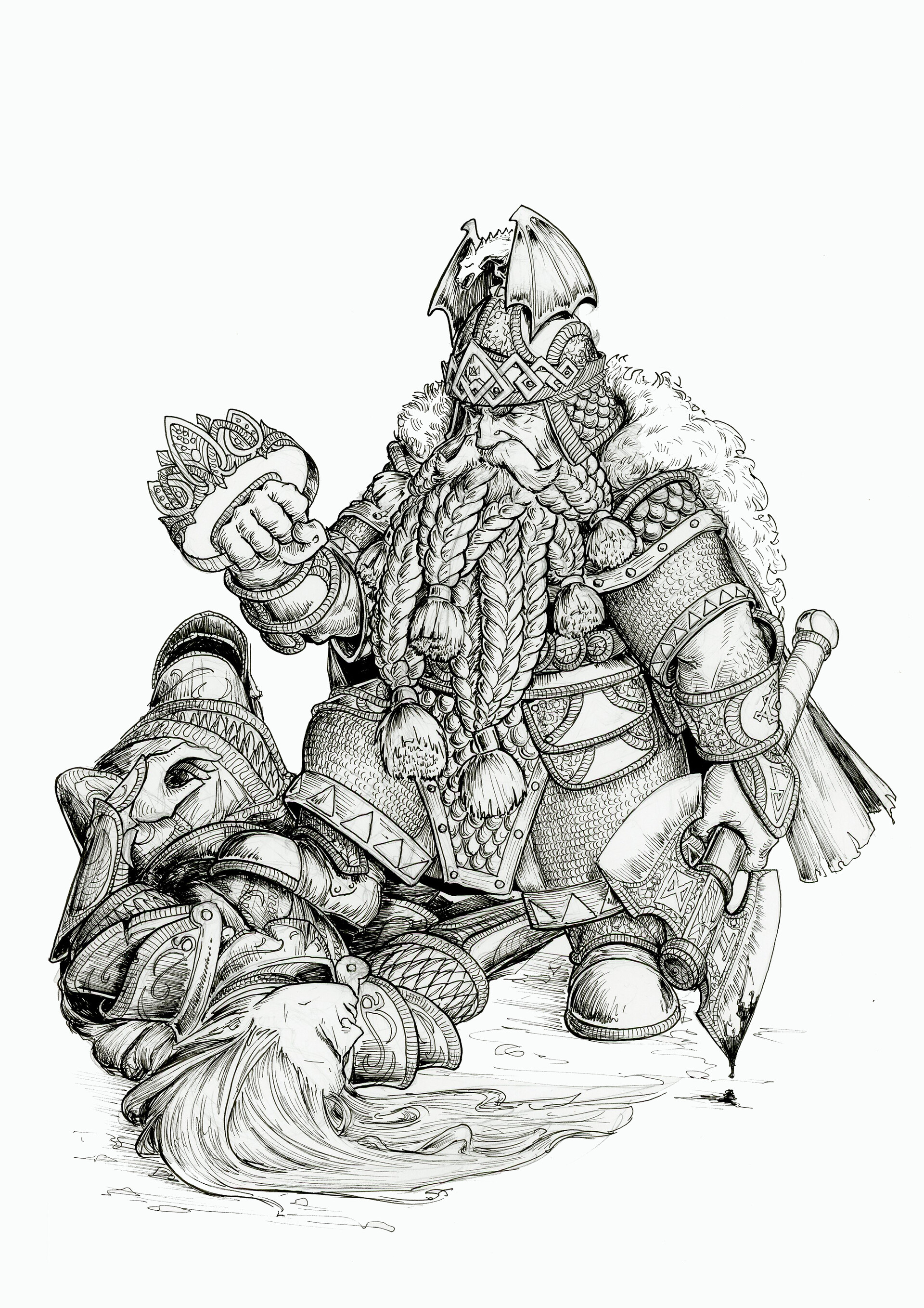 how to draw warhammer characters