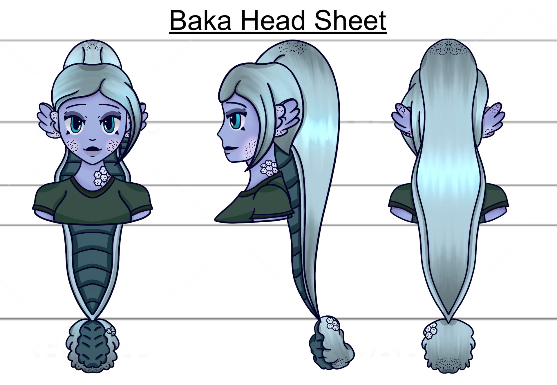 Madison Plotts - Senior Art Test-2 Character Designs