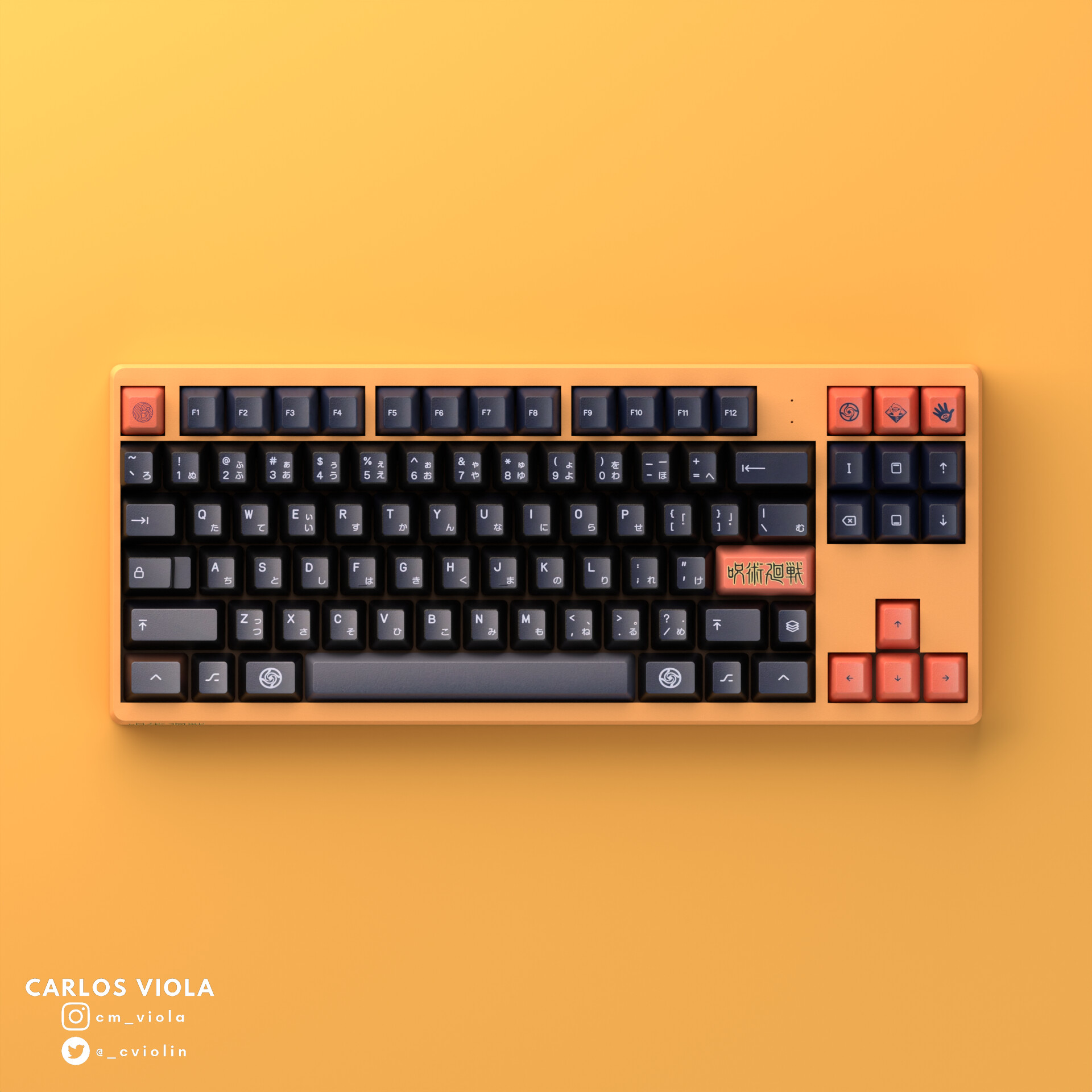 Carlos Viola - Monokei x Jujutsu Kaisen Keyboards