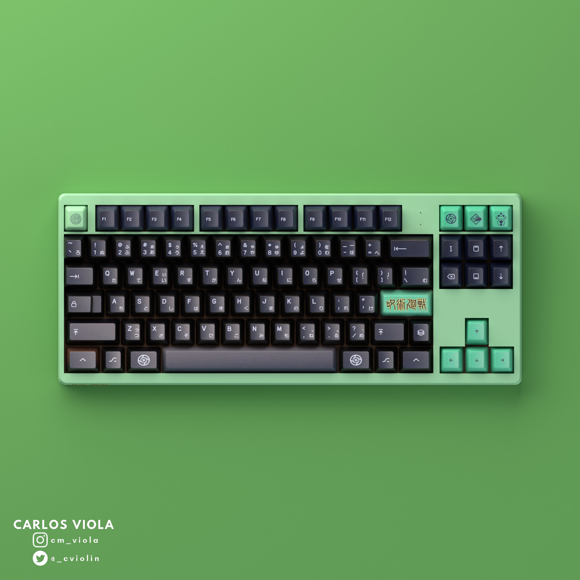 Carlos Viola - Monokei x Jujutsu Kaisen Keyboards