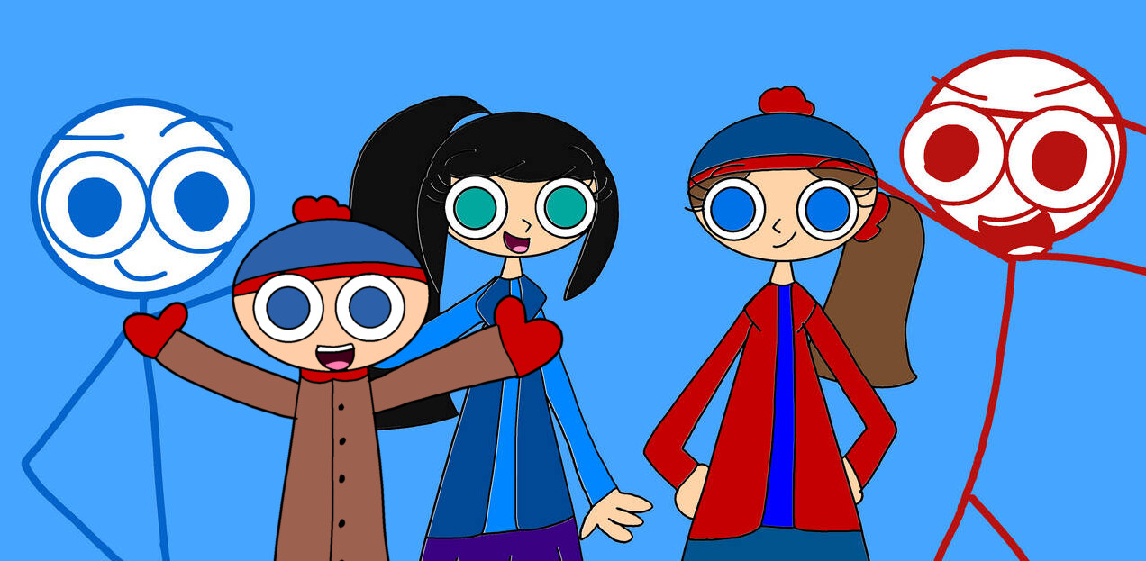 ArtStation - The Cast of Amy, Anja and Friends (AaliyahSPFan2010 Art Trade)