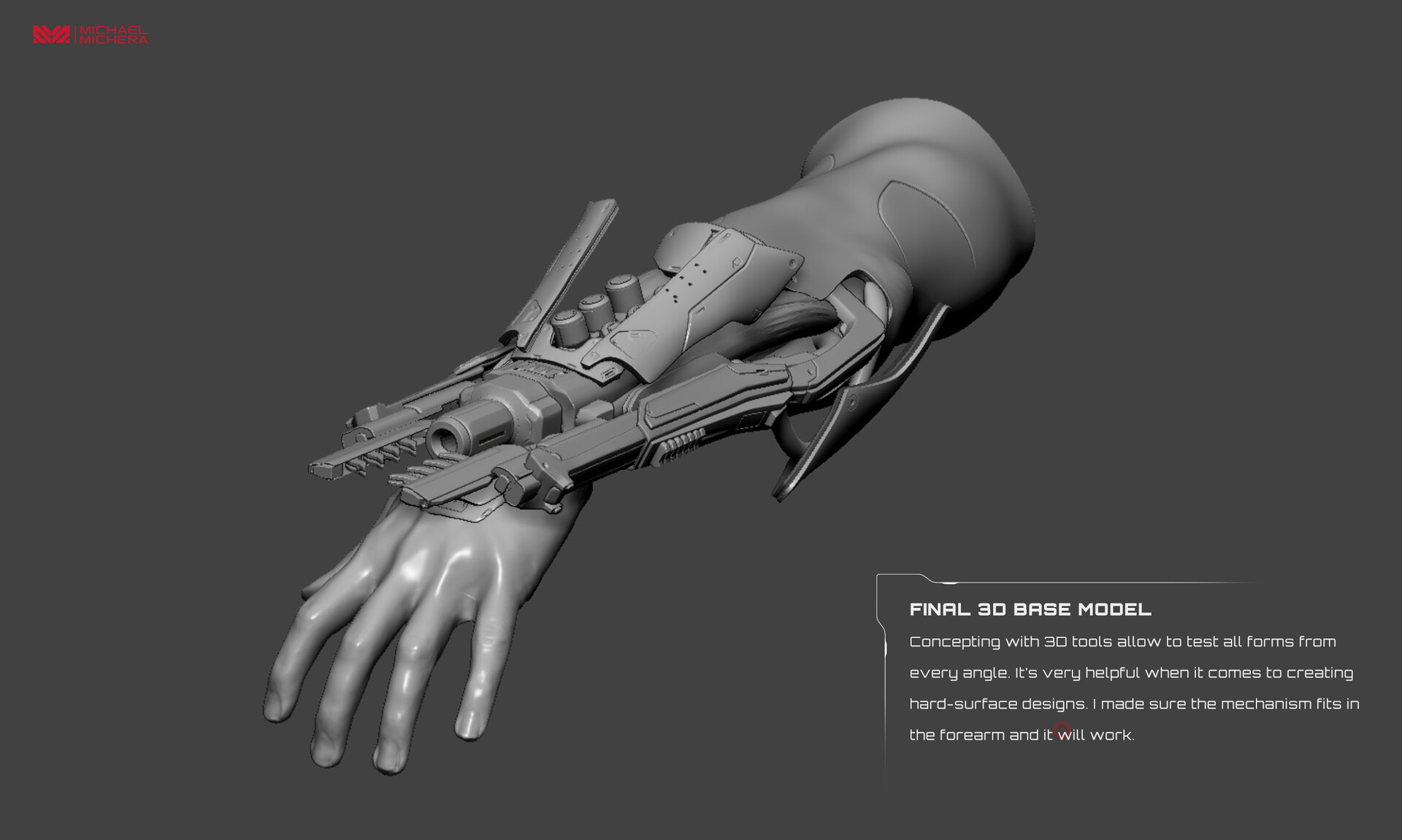 Michael Michera - Cyberware Rail Gun Weapon System for Cyberpunk 2077 ...