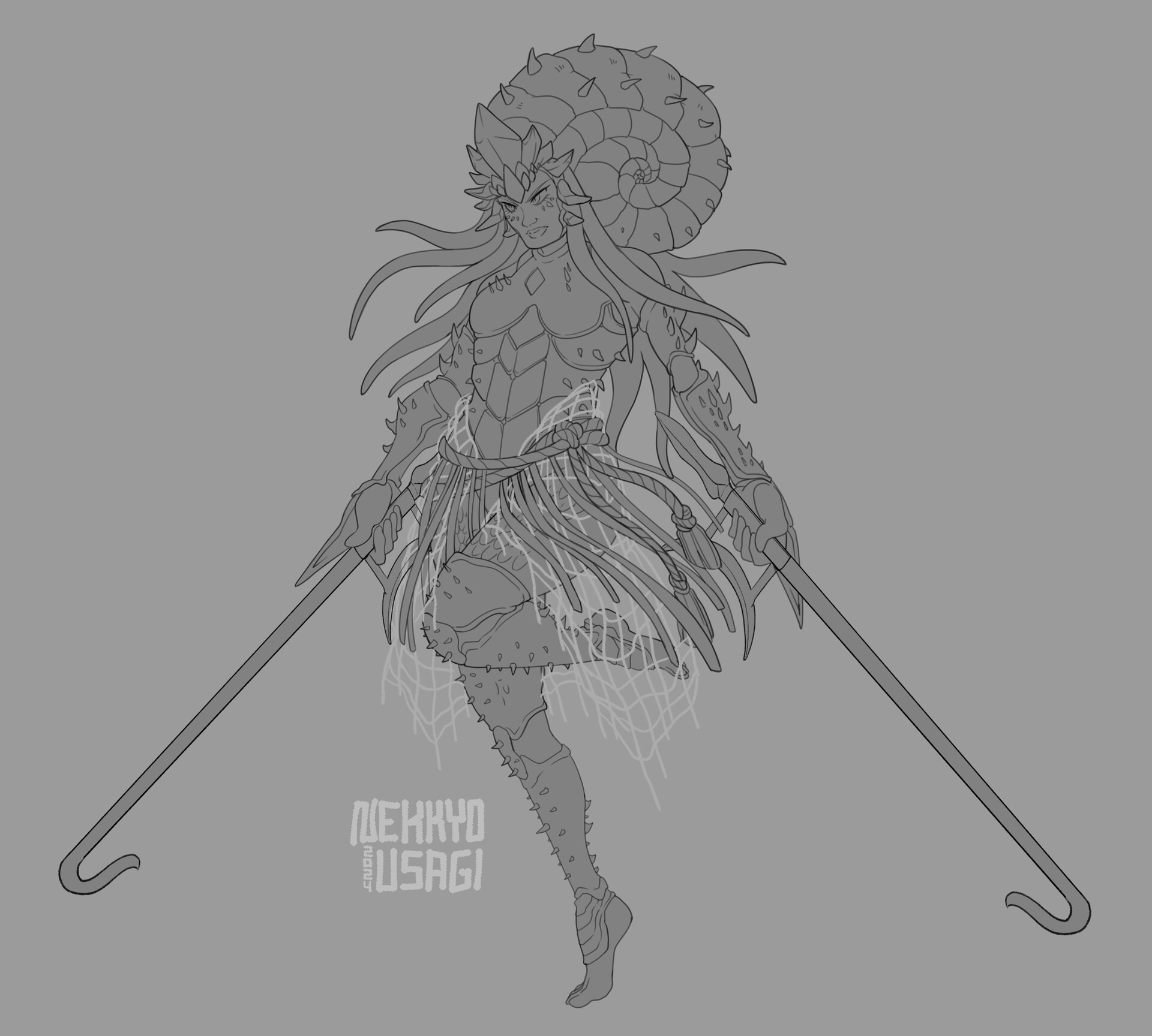 Nekkyo Usagi - Scylla - Godzilla Monsterverse Human Version