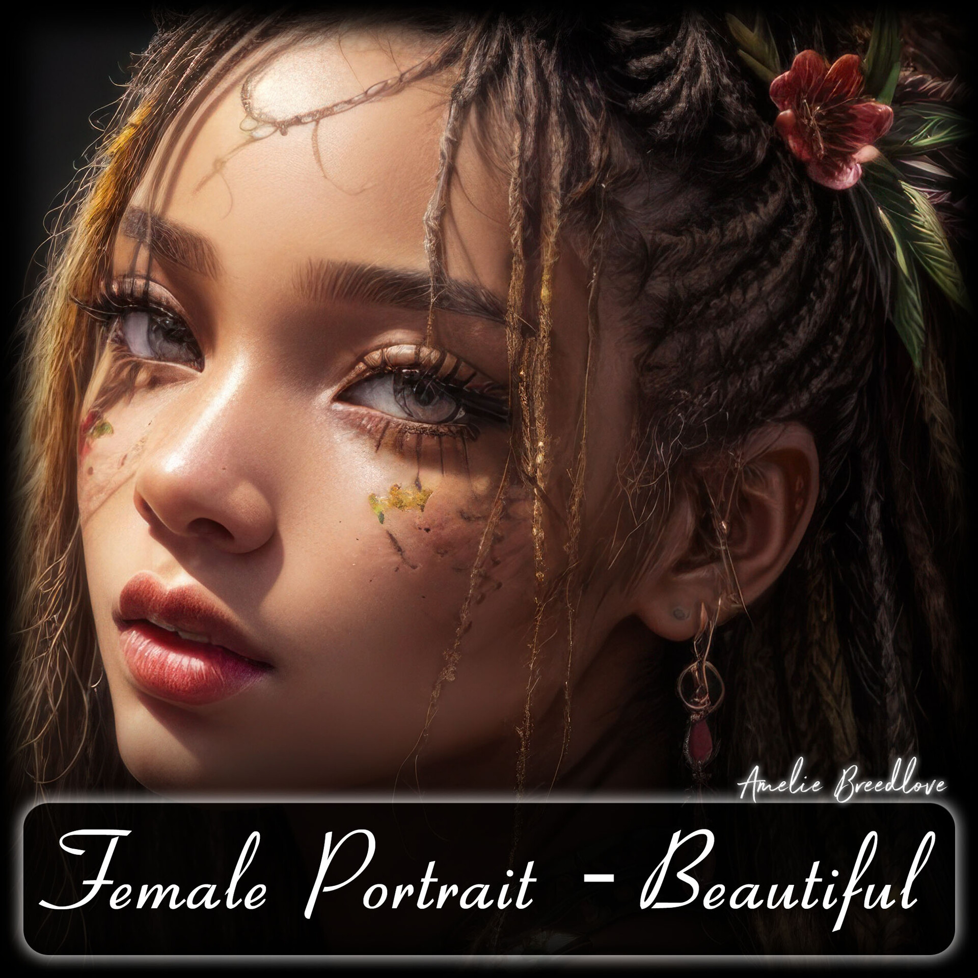 Amelie Character - 310 Female Portrait (Beautiful) Reference Pack | 4K ...