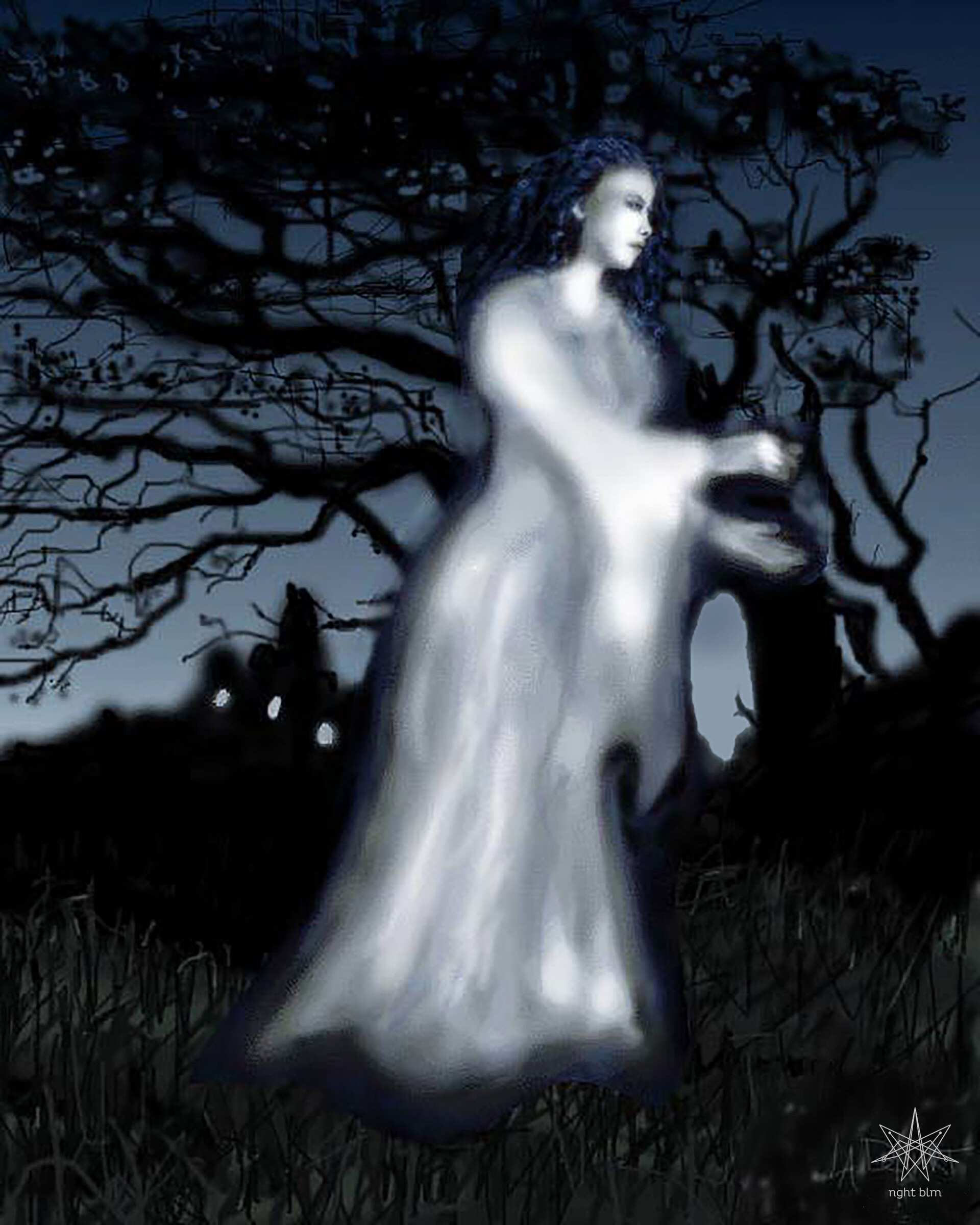 ArtStation - Banshee Floating in the Mist